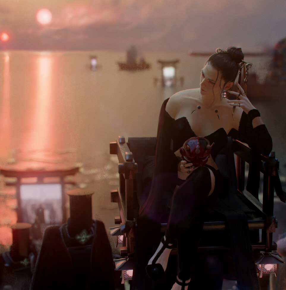 ArtStation - Post Singularity Japan