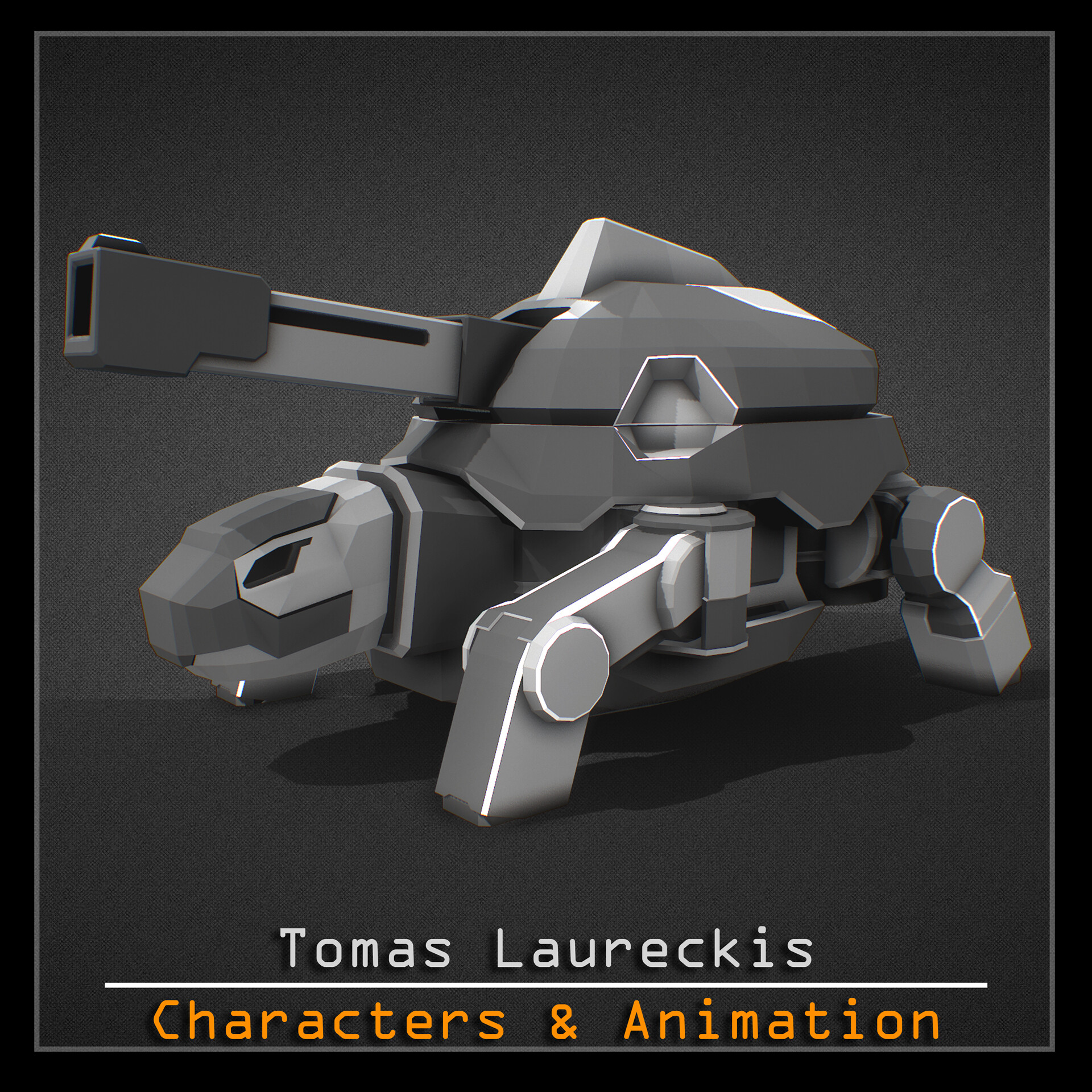 ArtStation - TURTLE MECHA MINI