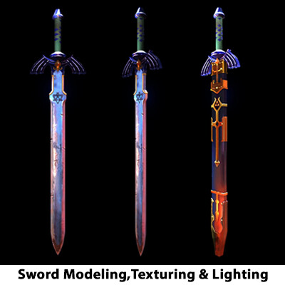 ArtStation - Stylized Sword