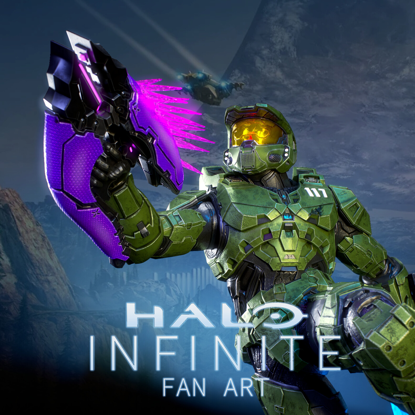 ArtStation - Halo Infinite Fanart - Master Chief 3d print model