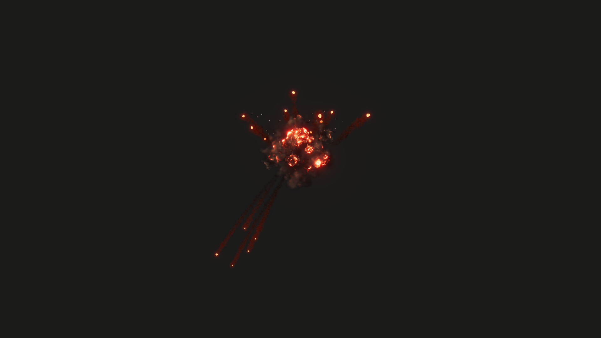ArtStation - Aerial explosion fx