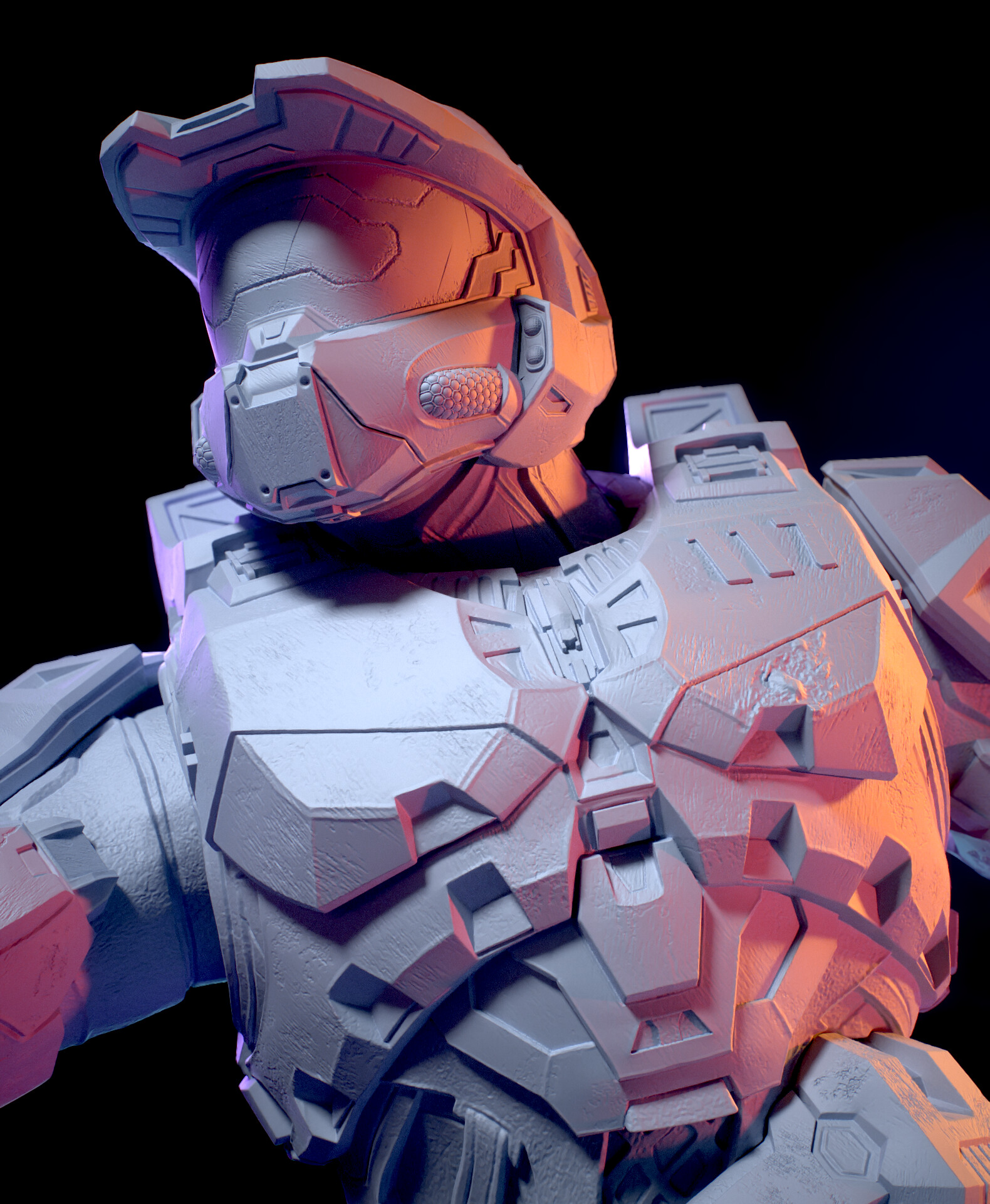 ArtStation - Halo Infinite Fanart - Master Chief 3d print model
