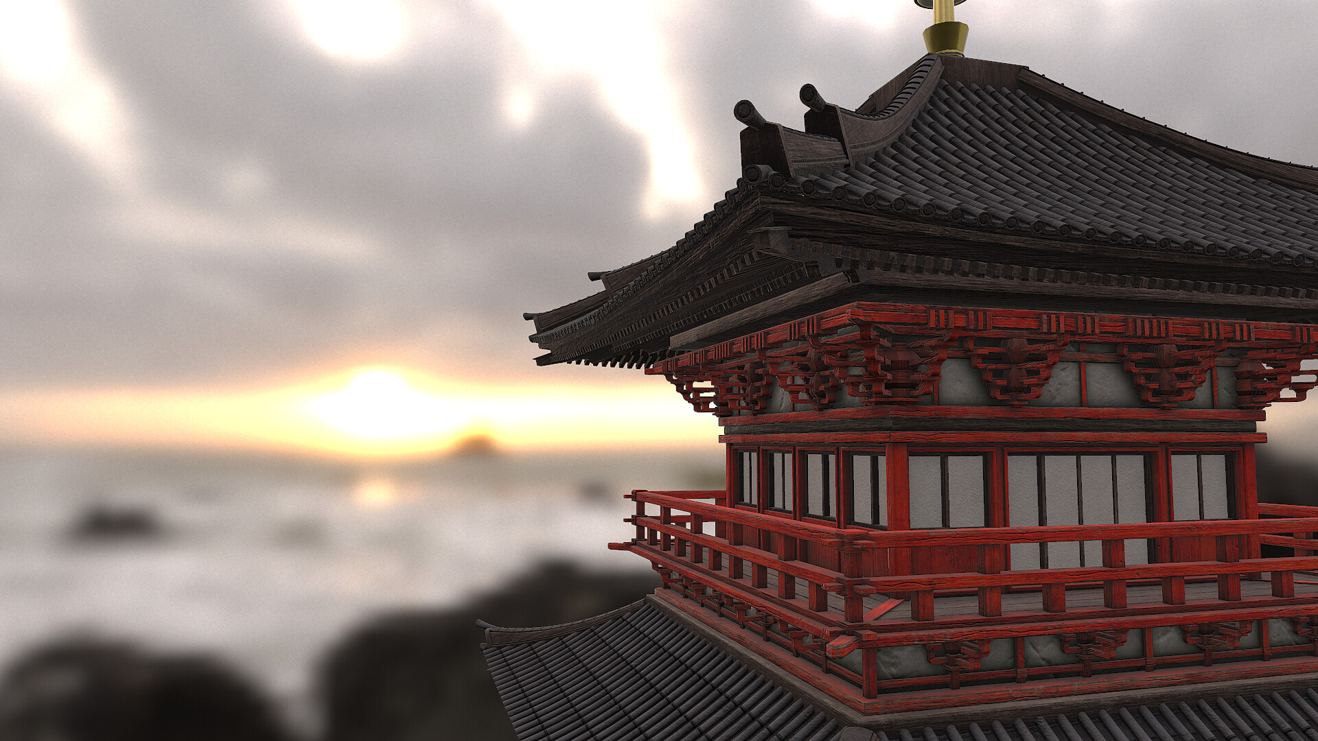 ArtStation - Japanese pagoda