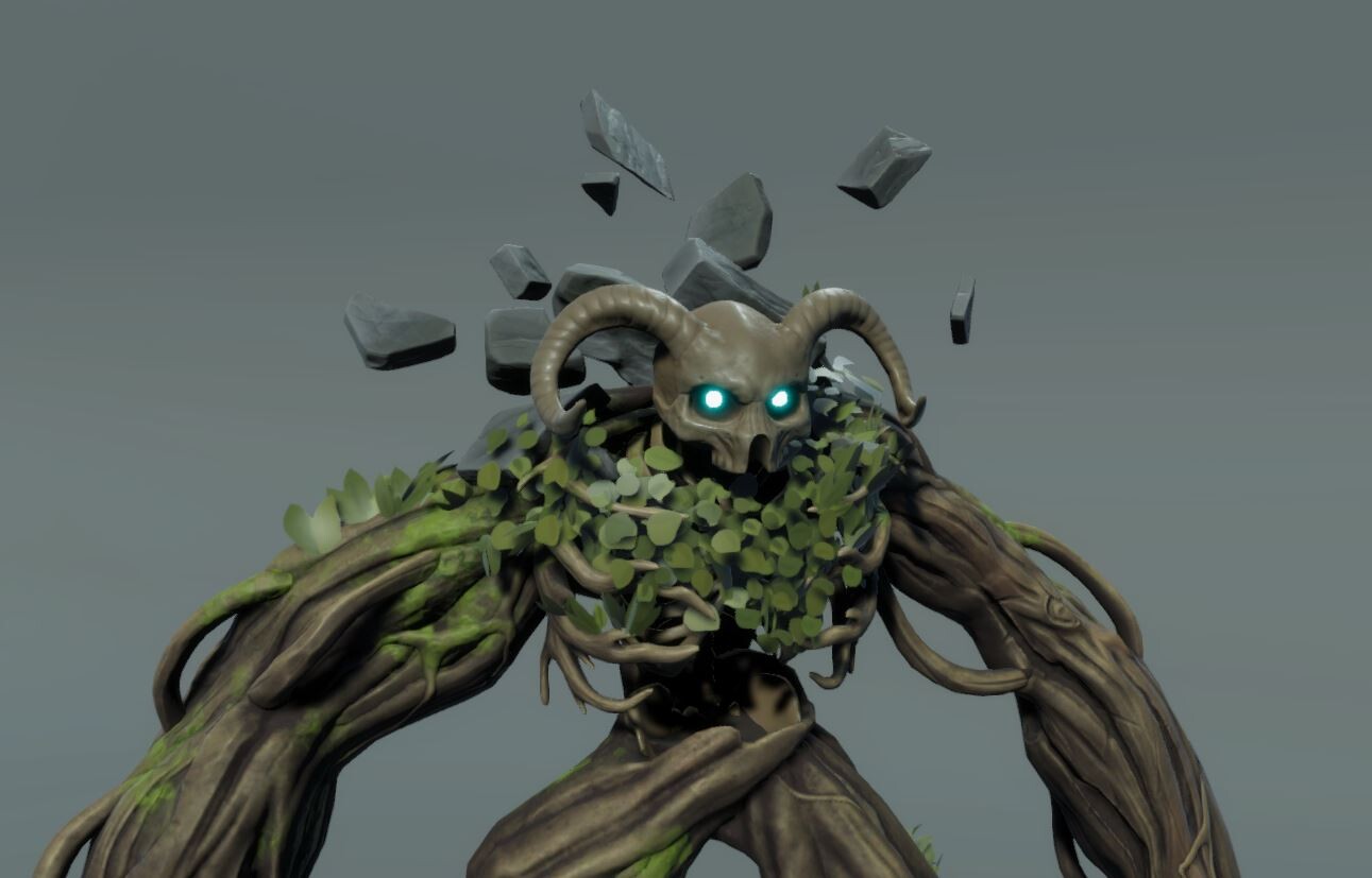ArtStation - Danki - WIP Tree Golem