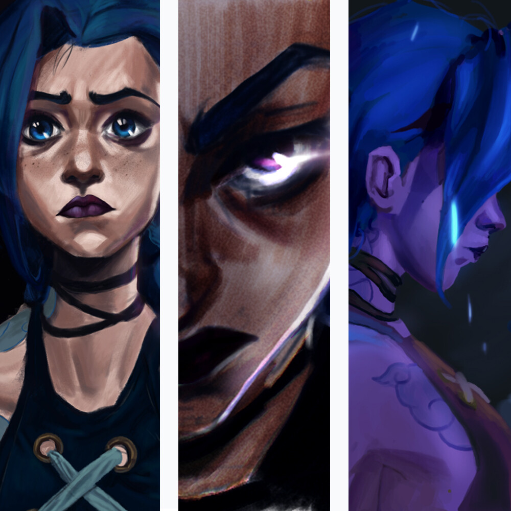 ArtStation - Jinx, Fan Art. Arcane Netflix Series