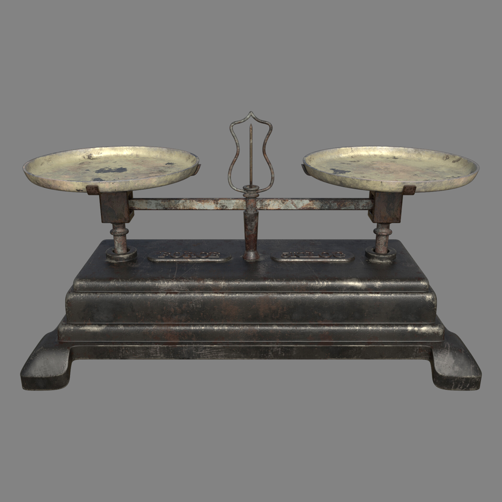 ArtStation - Antique Roberval Balance