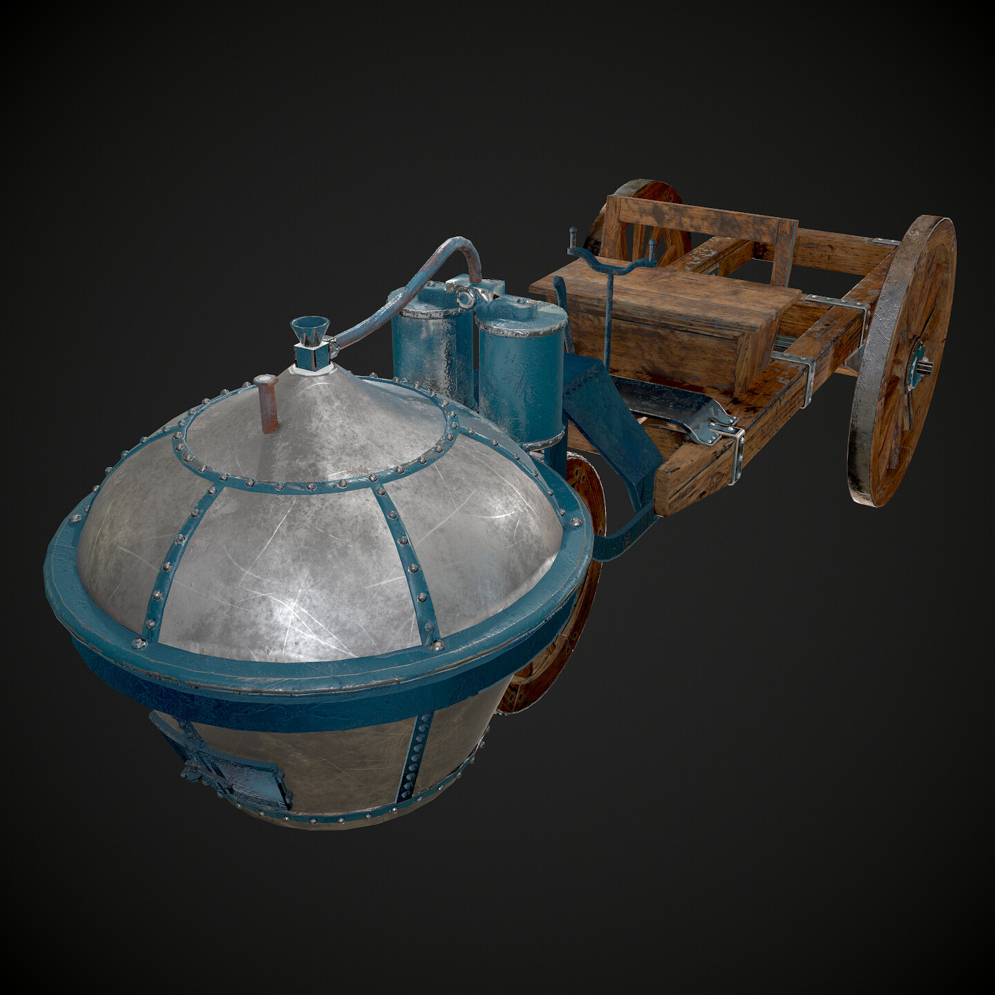ArtStation - steam cart by Cugnot