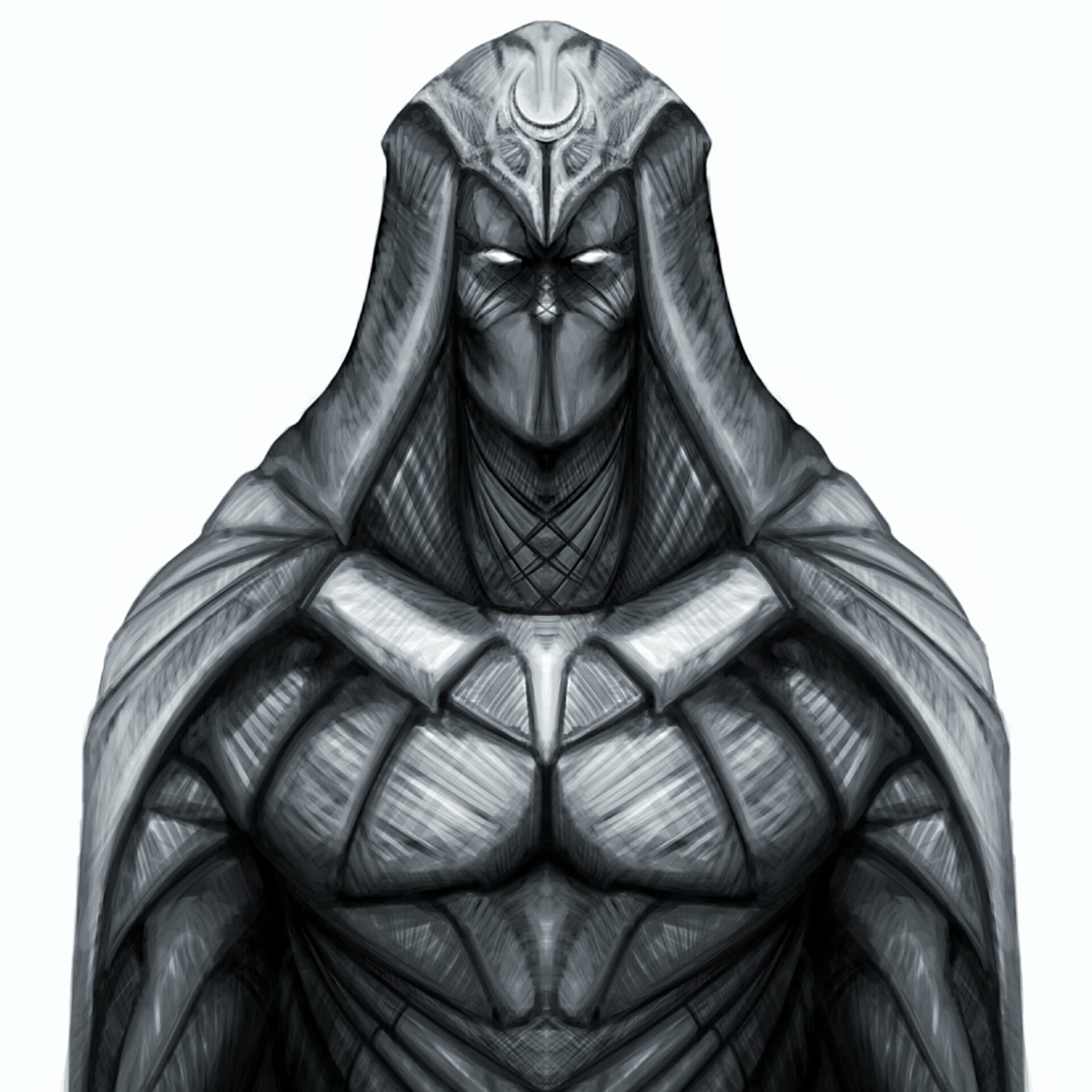 ArtStation - Moon Knight Concept Sketch-1