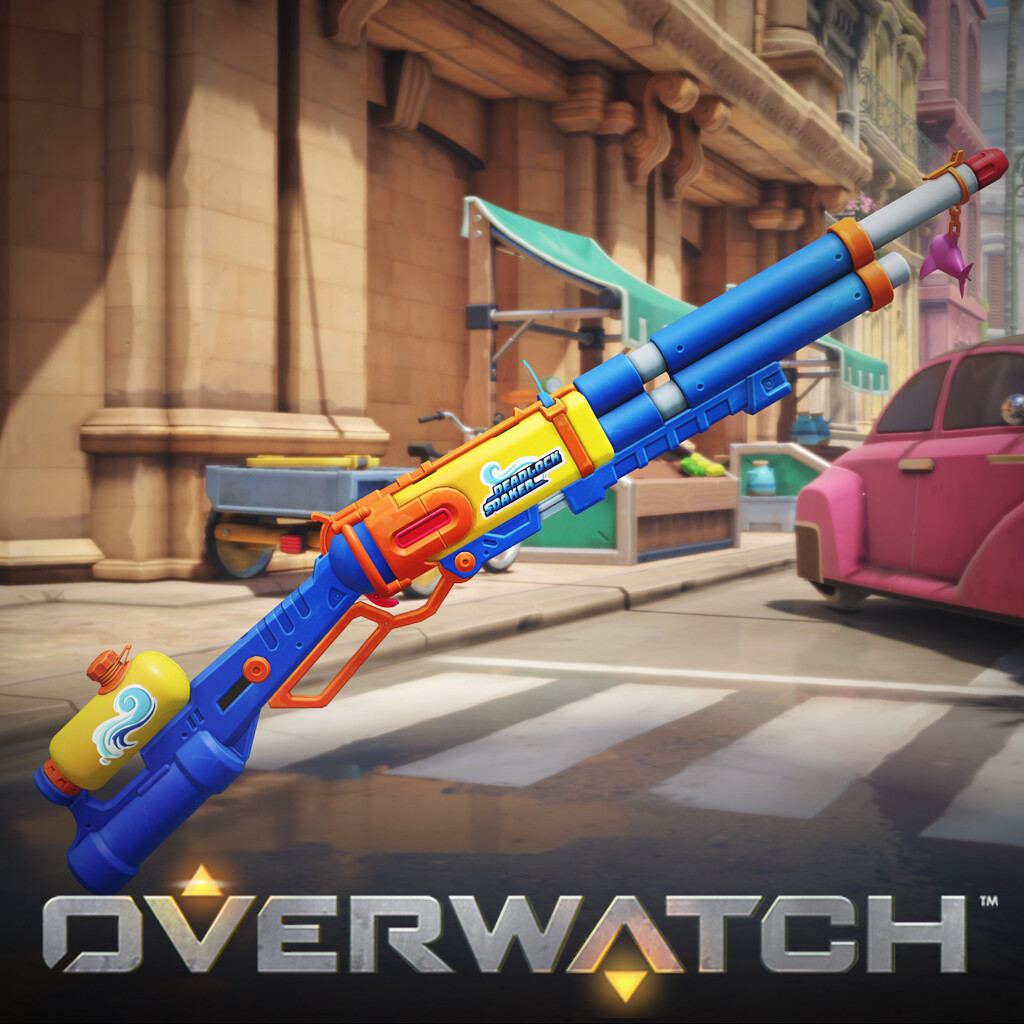 ArtStation - Overwatch Summer Games - Poolside Ashe Weapons