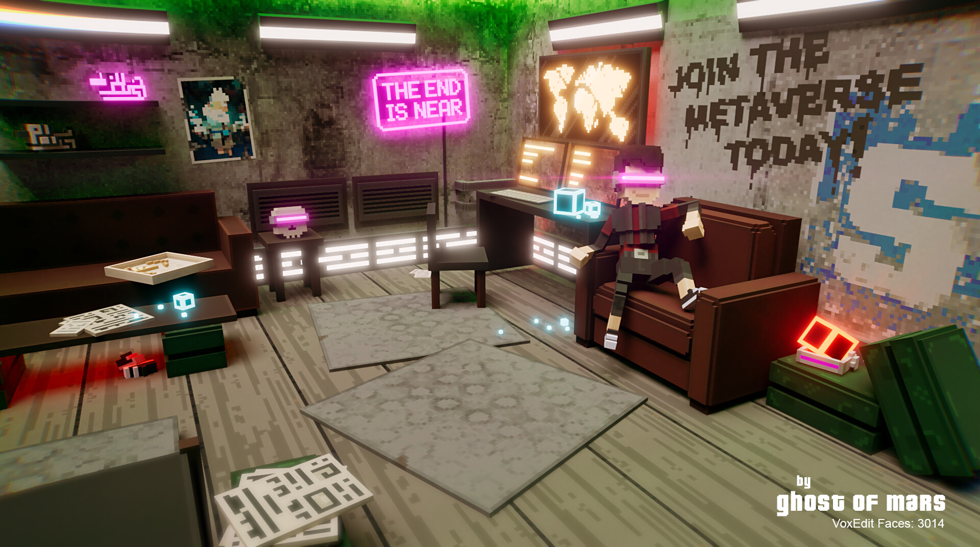 ArtStation - Cyberpunk Basement