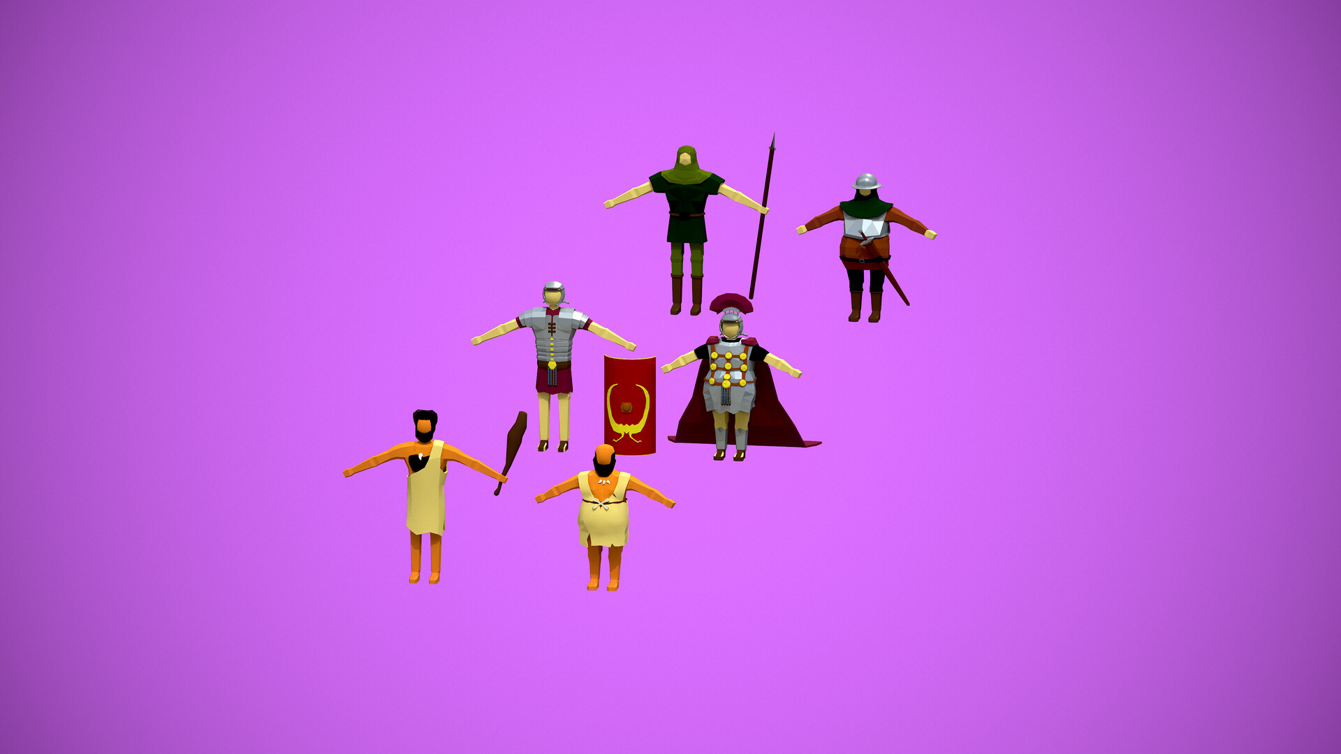 ArtStation - Types of Warriors