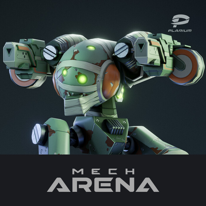 ArtStation - Mech Arena - Cheetah Halloween Skin
