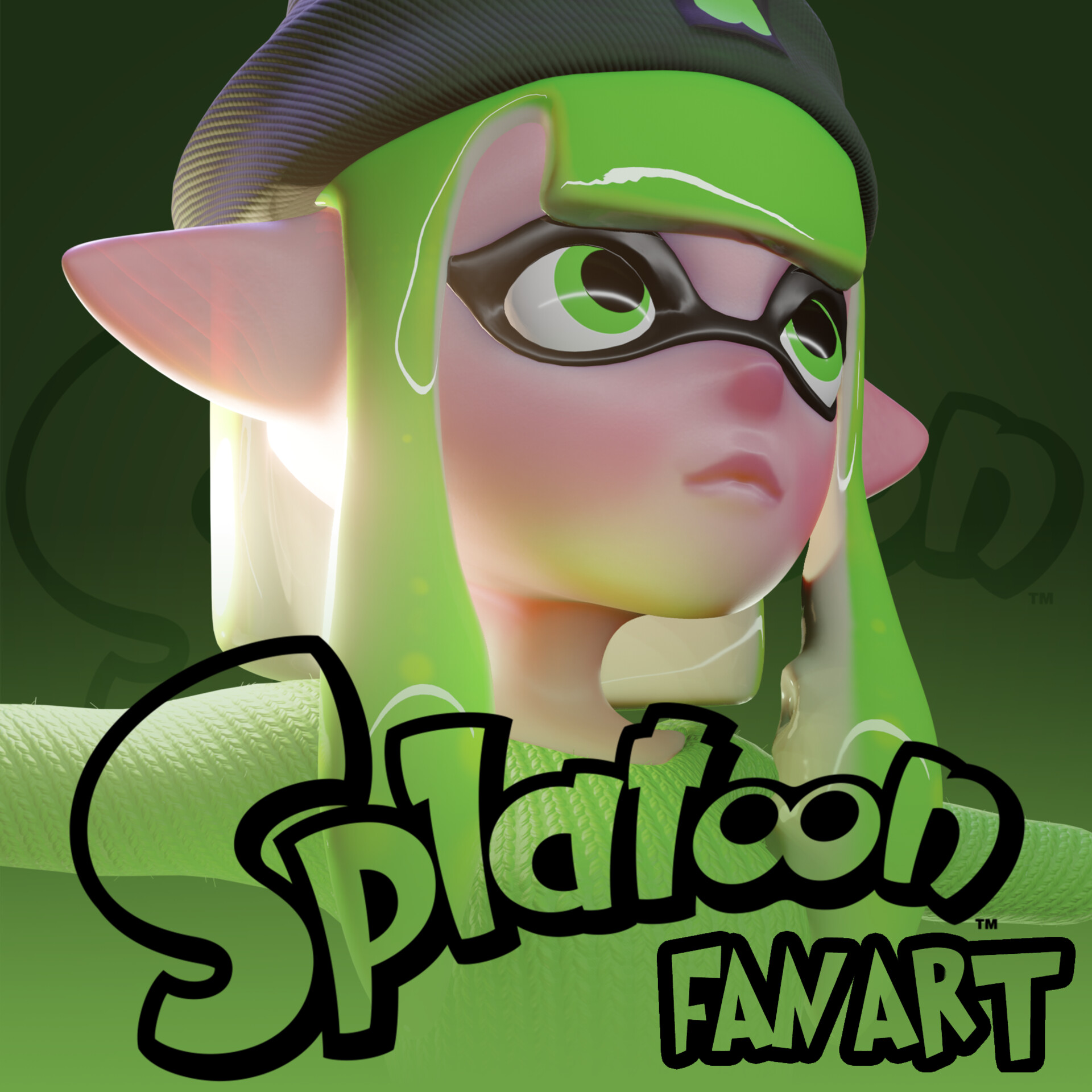 ArtStation - Splatoon Character - Fan Art
