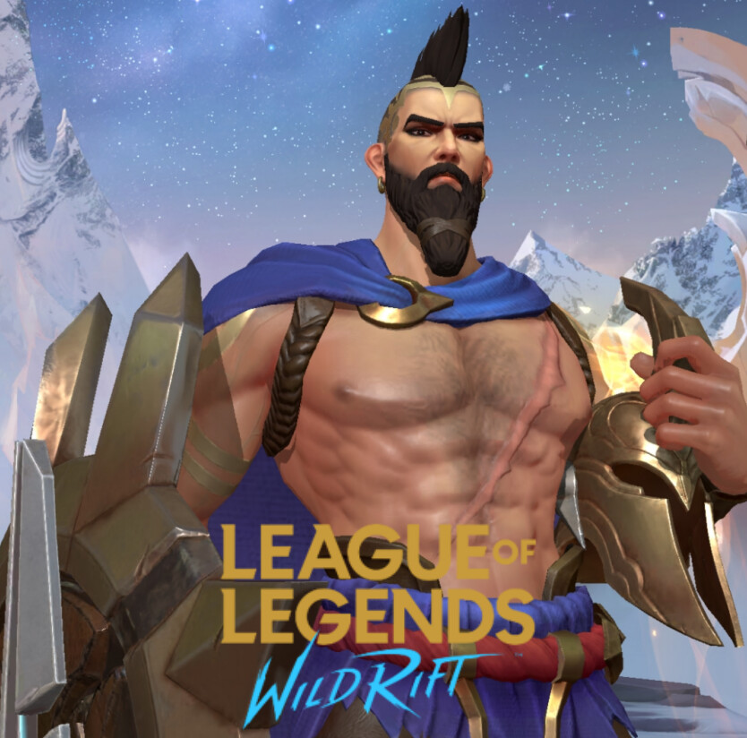 ArtStation - Classic Pantheon Wild Rift Skin Turntable Animation