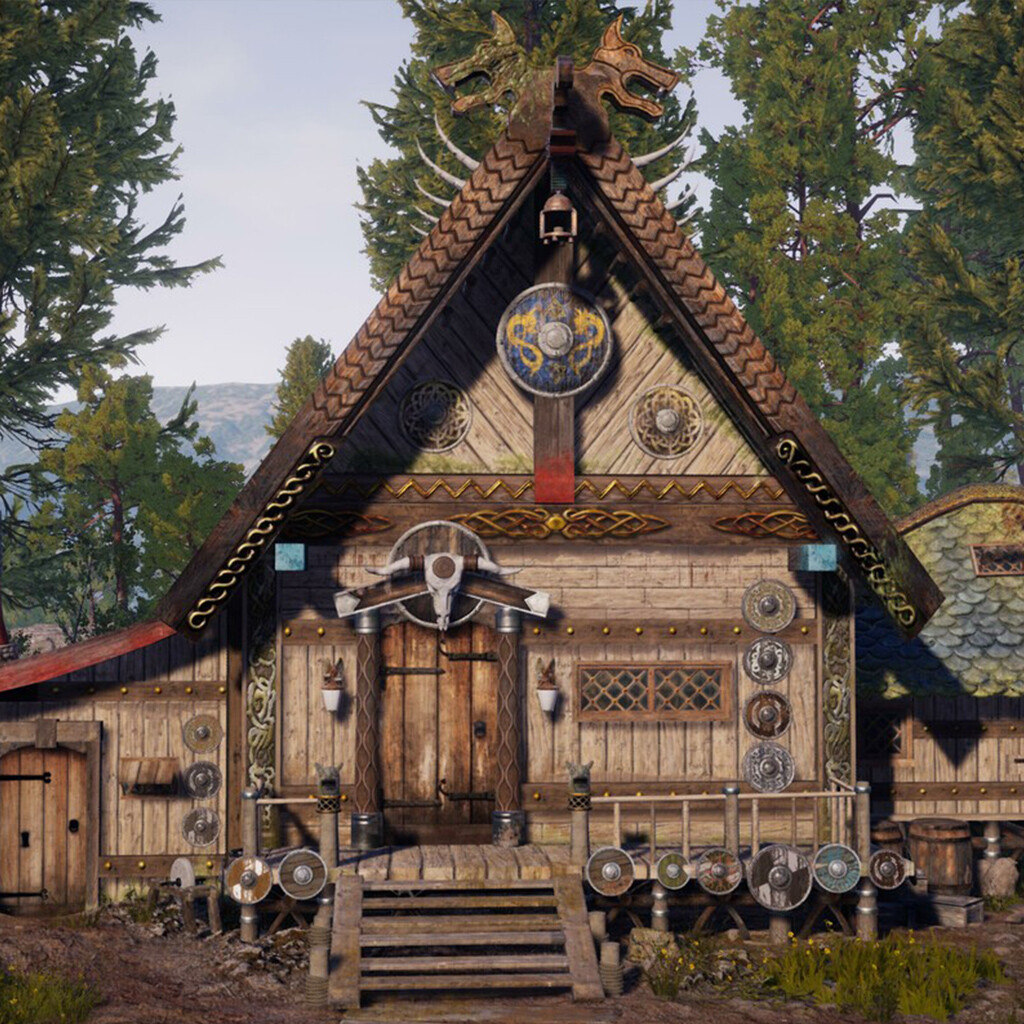 ArtStation - Viking house