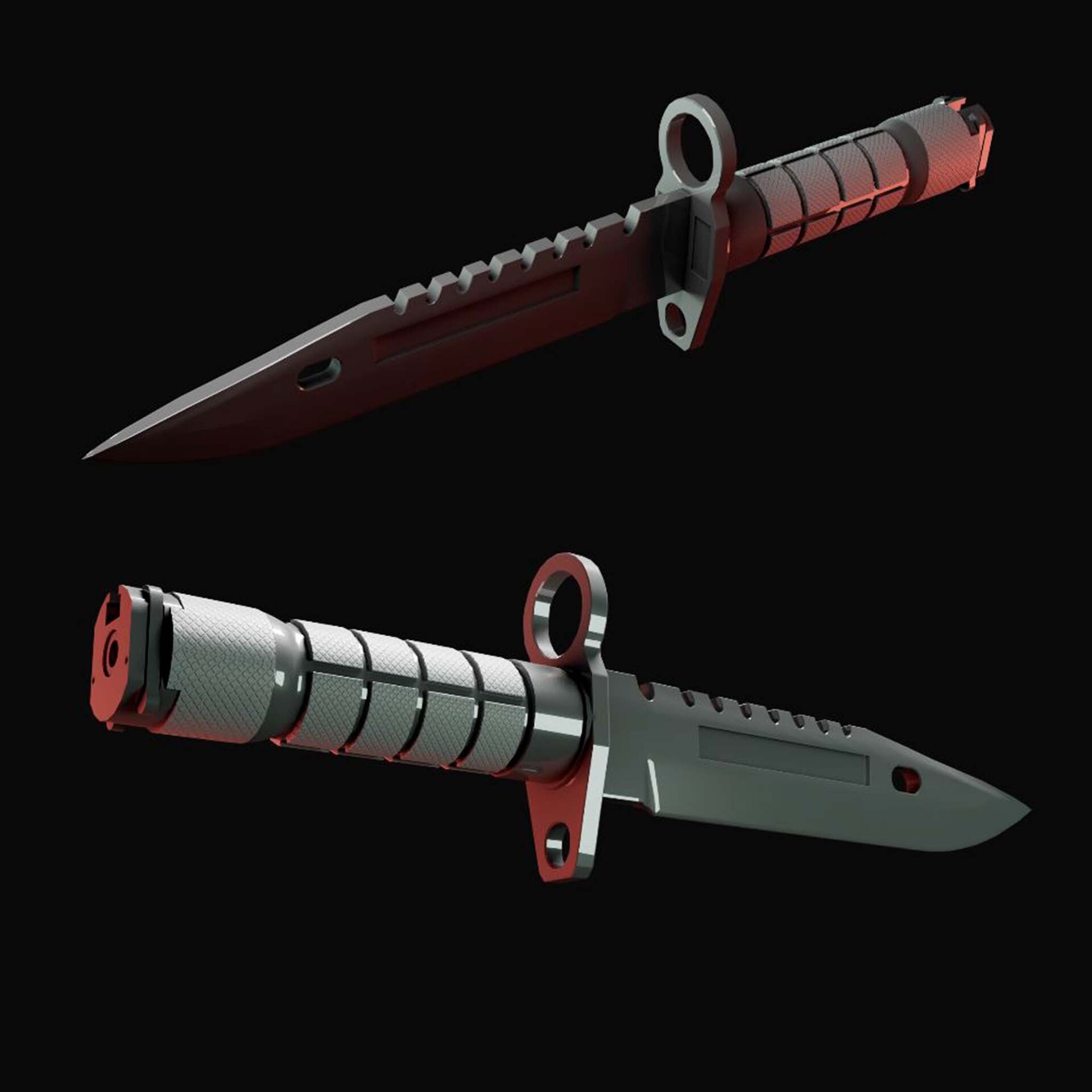 ArtStation - M9 Bayonet and spanner adjustable