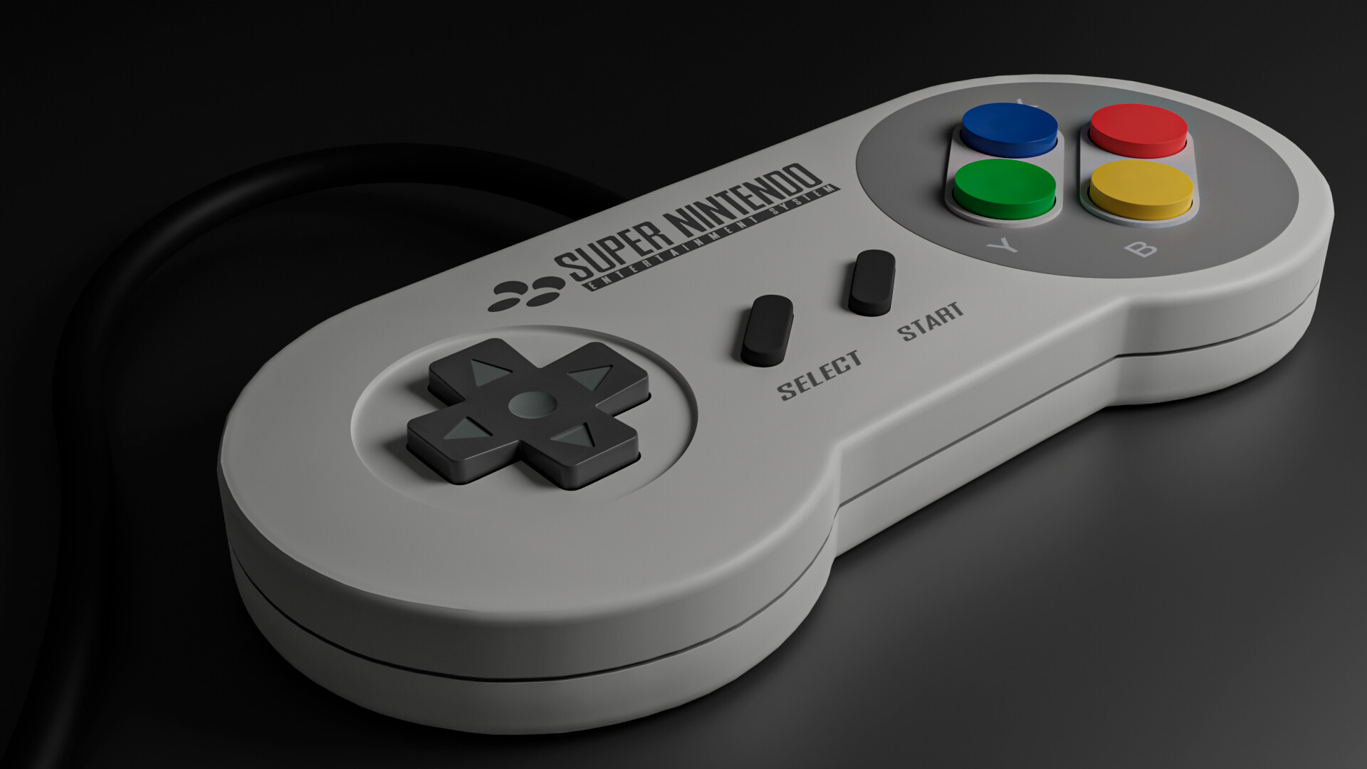 ArtStation - Super Nintendo Controller