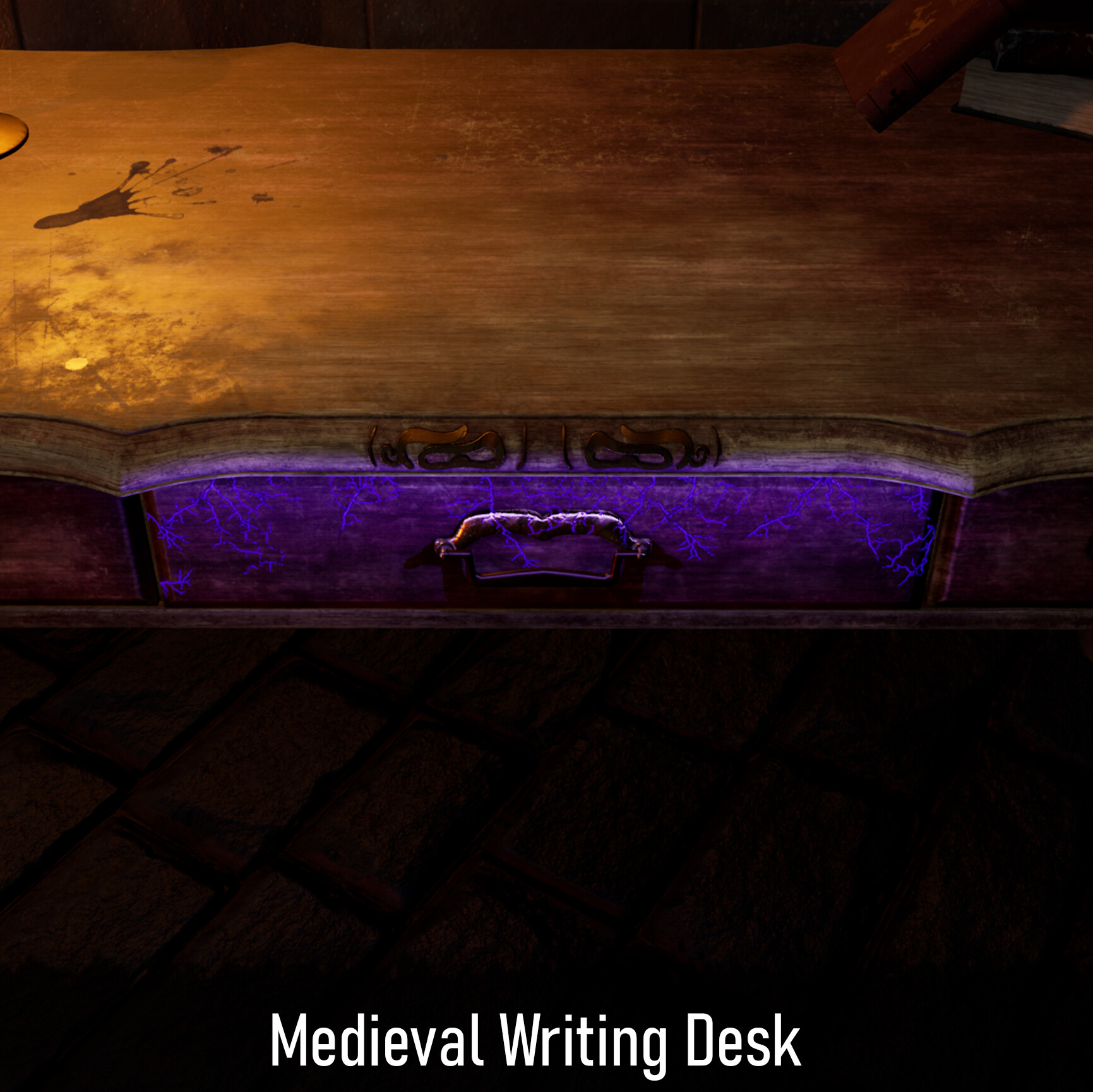 ArtStation - Chrono Escape: Medieval Writing Desk - VR Development ...