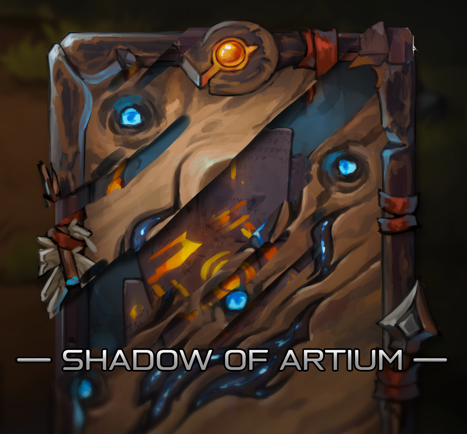 ArtStation - card deck covers "shadow of artium"