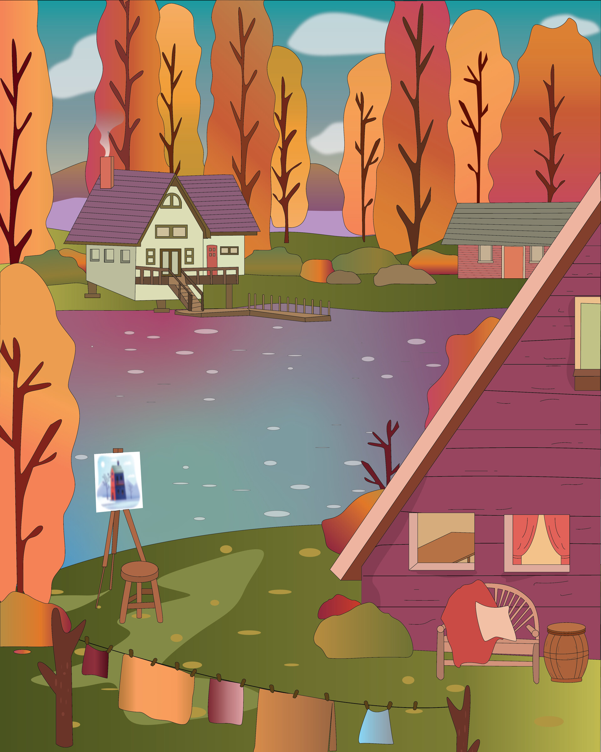 ArtStation - Comic Scenery