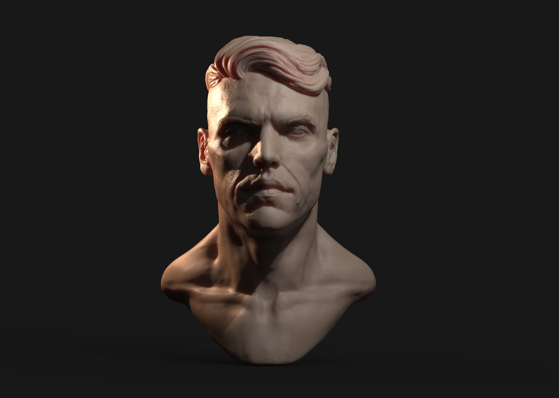 ArtStation - Male face anatomy study
