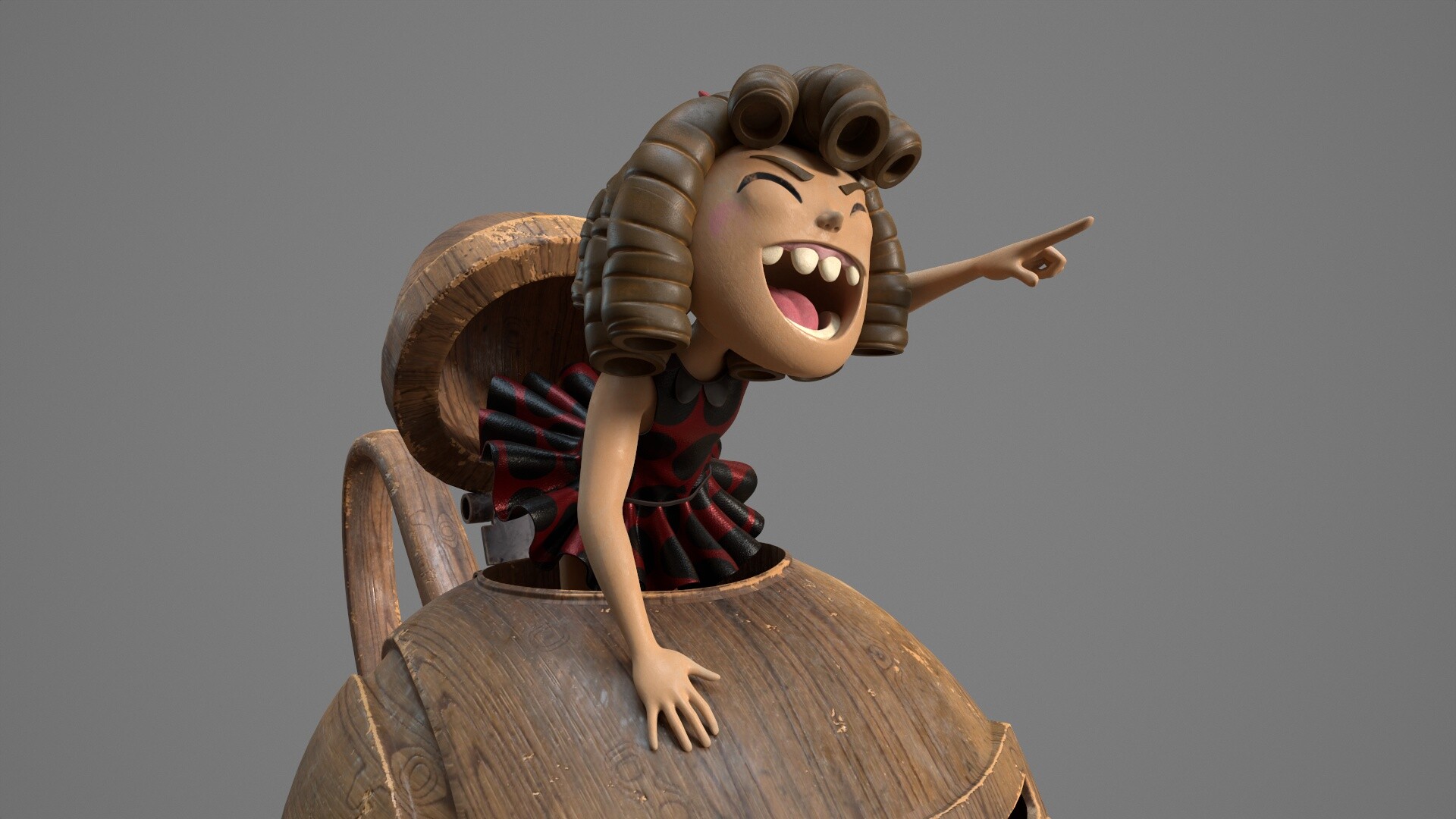 ArtStation - Evil Girl - Look Development