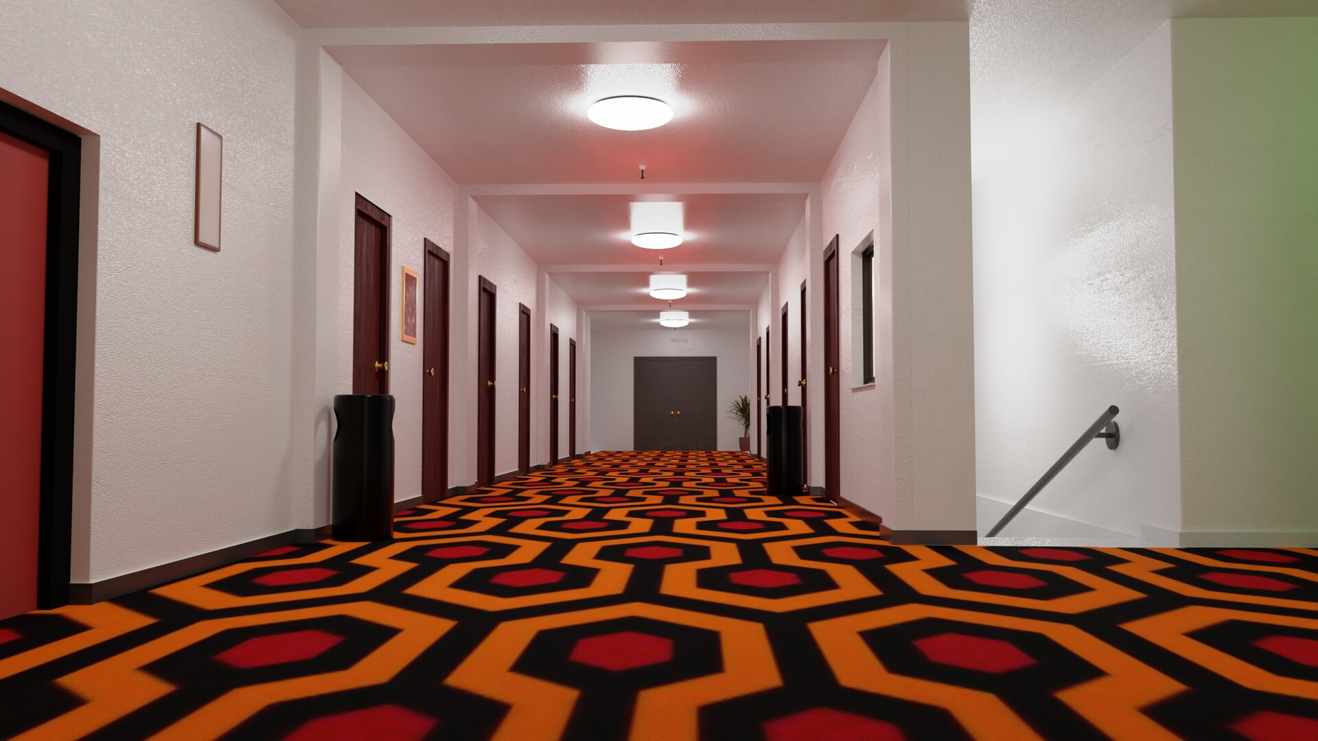 ArtStation - Overlook Hotel Corridor