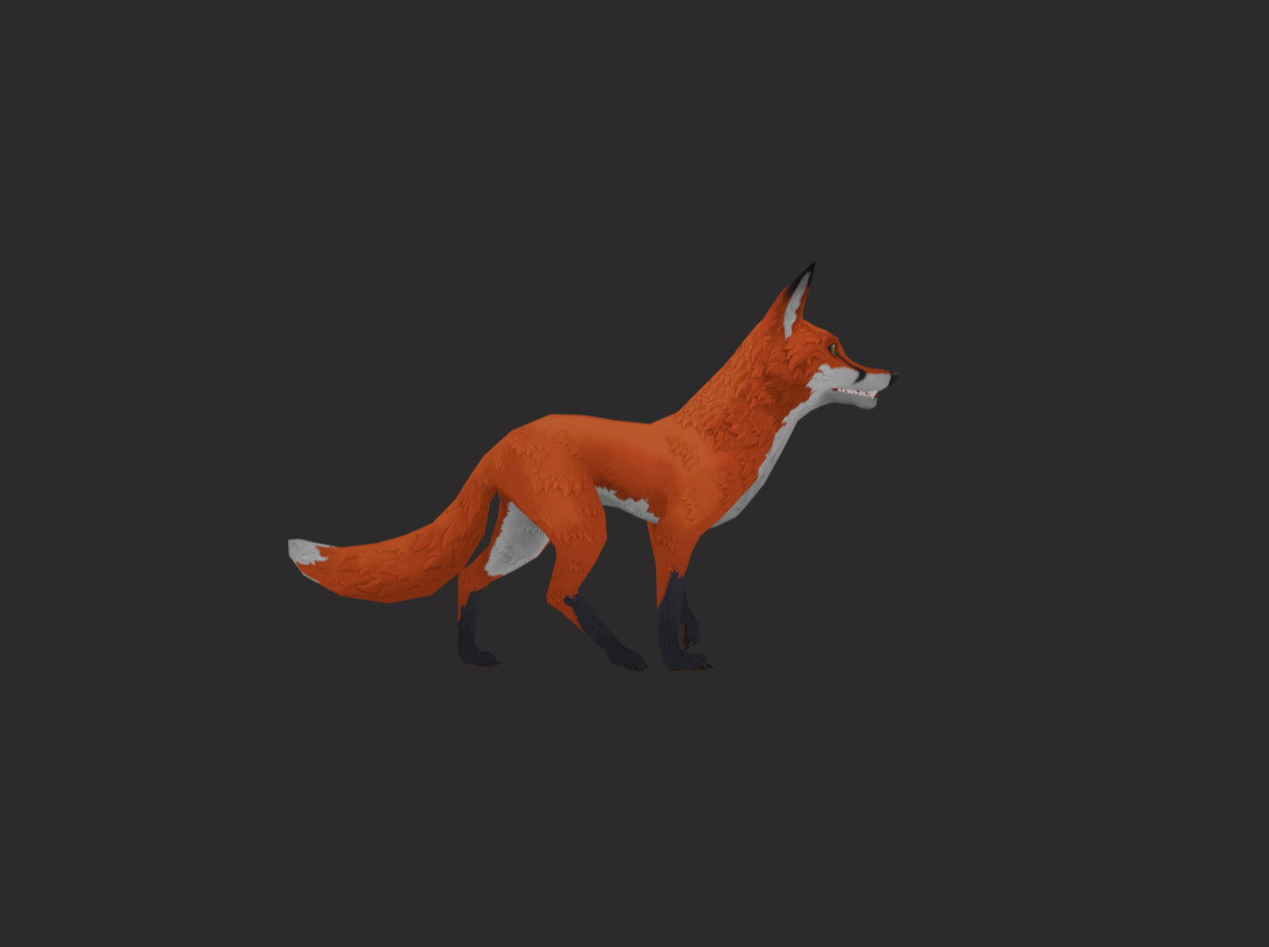 ArtStation - Stylized fox