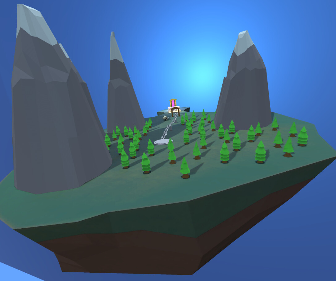 ArtStation - Low Poly Asgard Gate