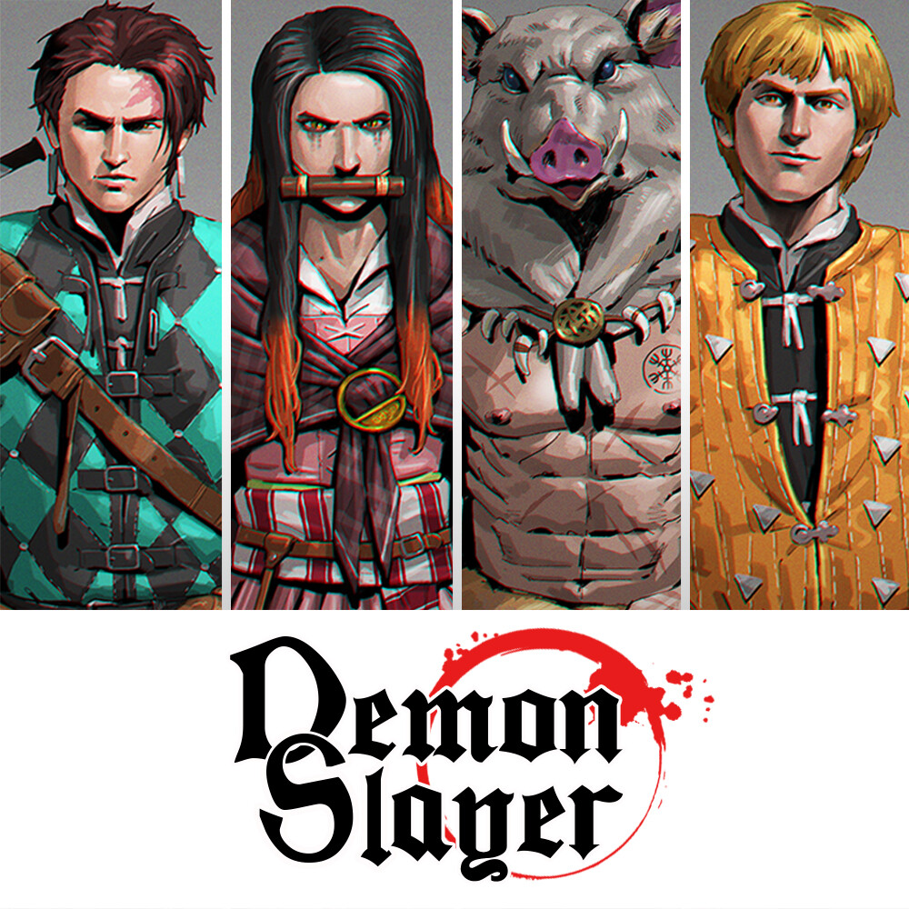 ArtStation - Demon Slayer Re-design