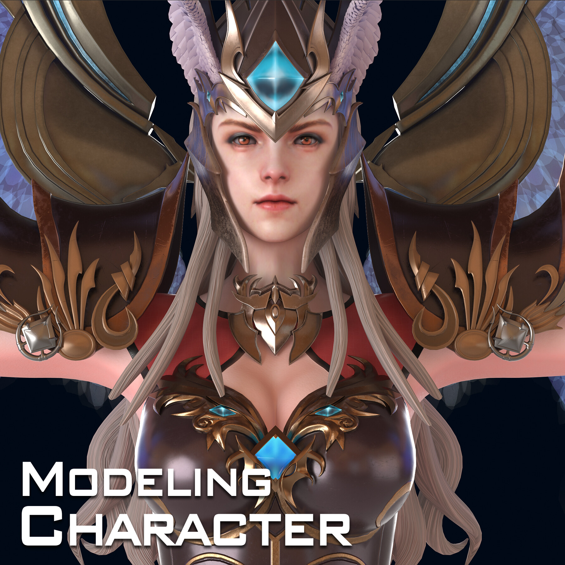 ArtStation - Modeling Character Highpoly - Game MU Awaken