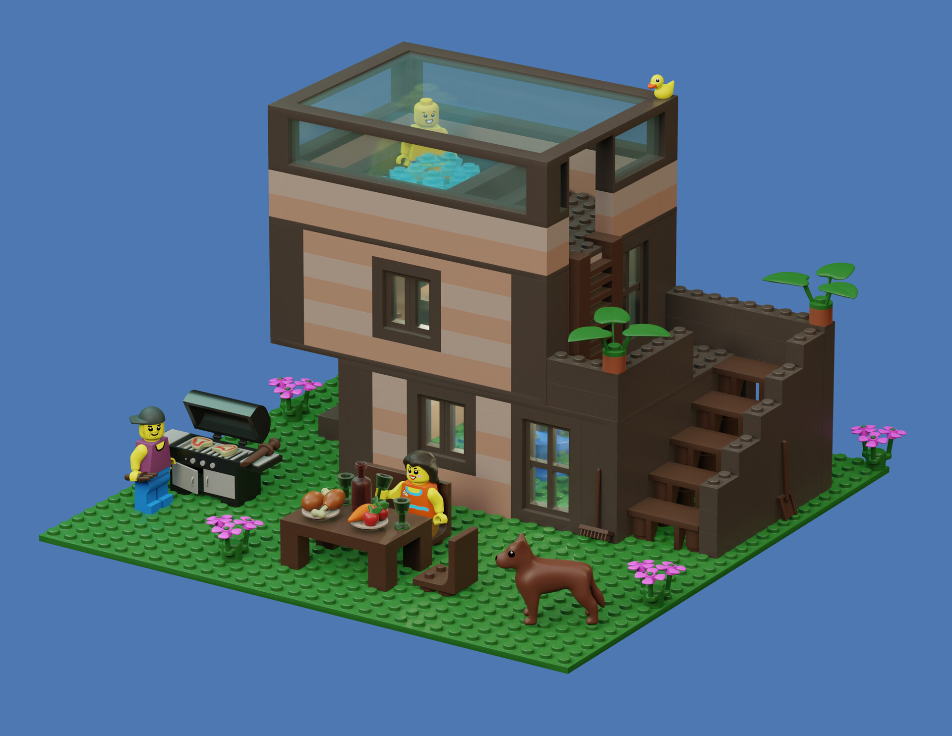 ArtStation - House in Lego style