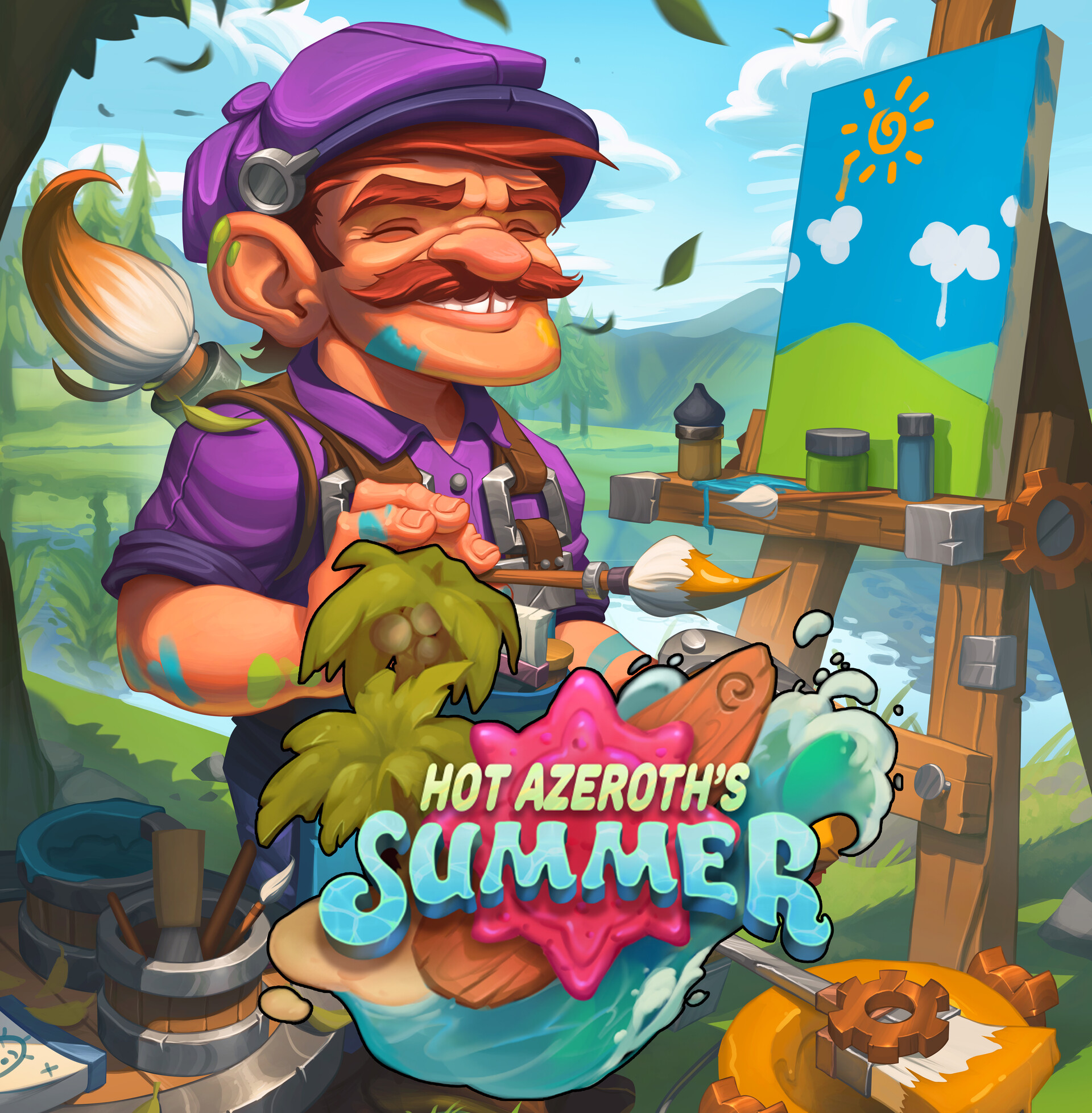 ArtStation - Time to Paint! - FanArt Brawl