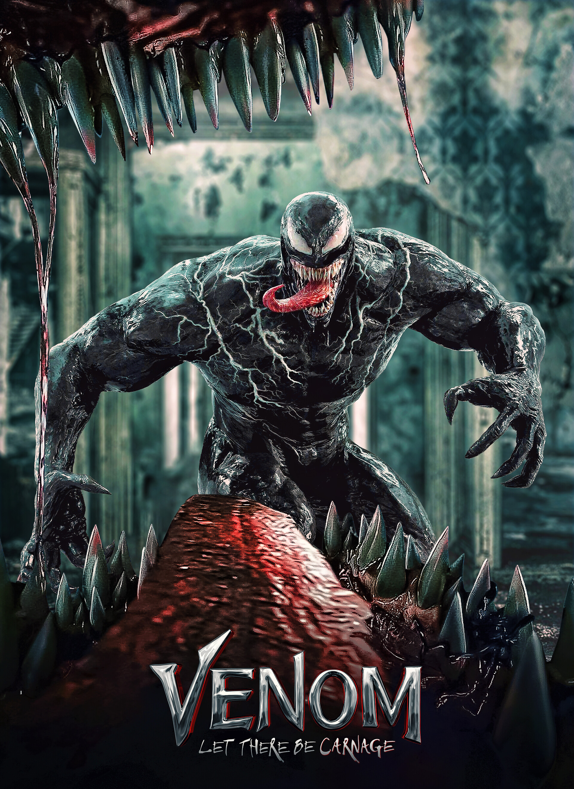ArtStation - Venom let there be carnage poster design.