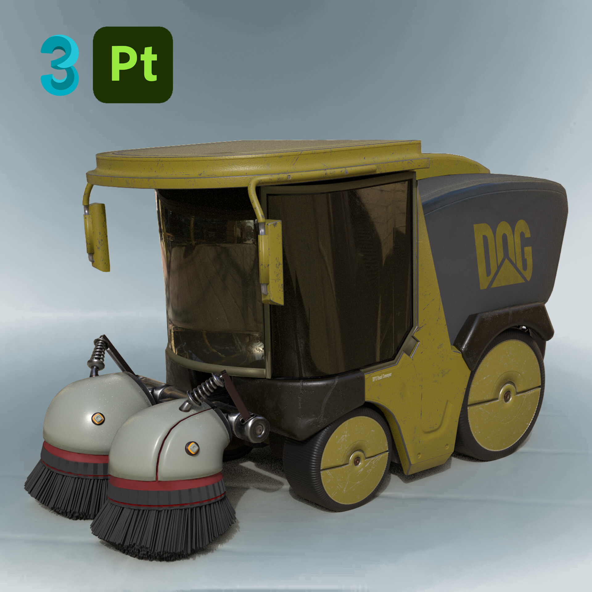 ArtStation - DOG Road Sweeper