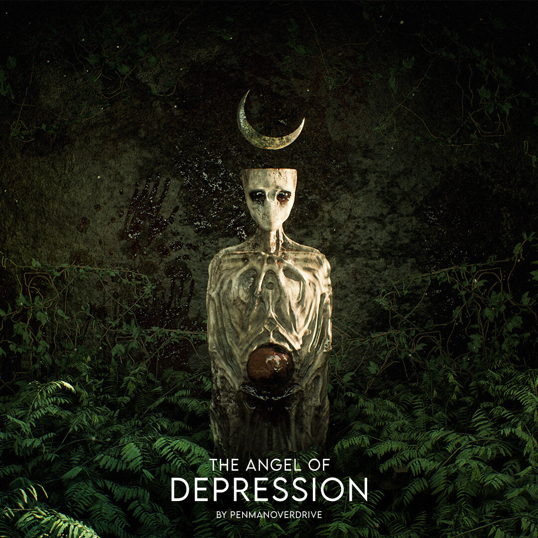 ArtStation - The Angel of Depression