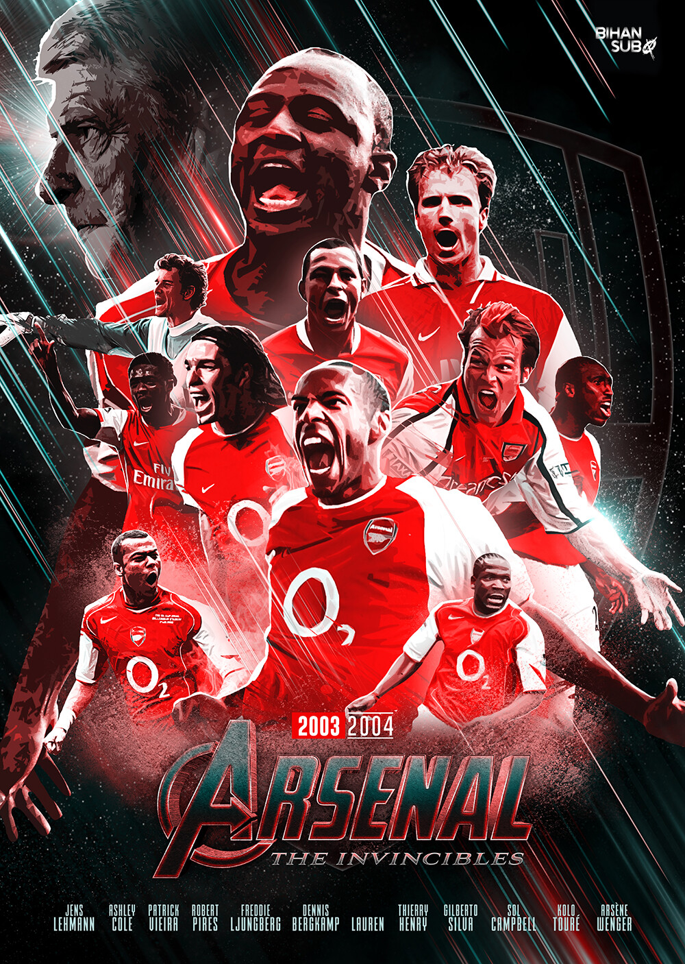 ArtStation - Arsenal The Invicibles 2003-2004 (Avengers Style)