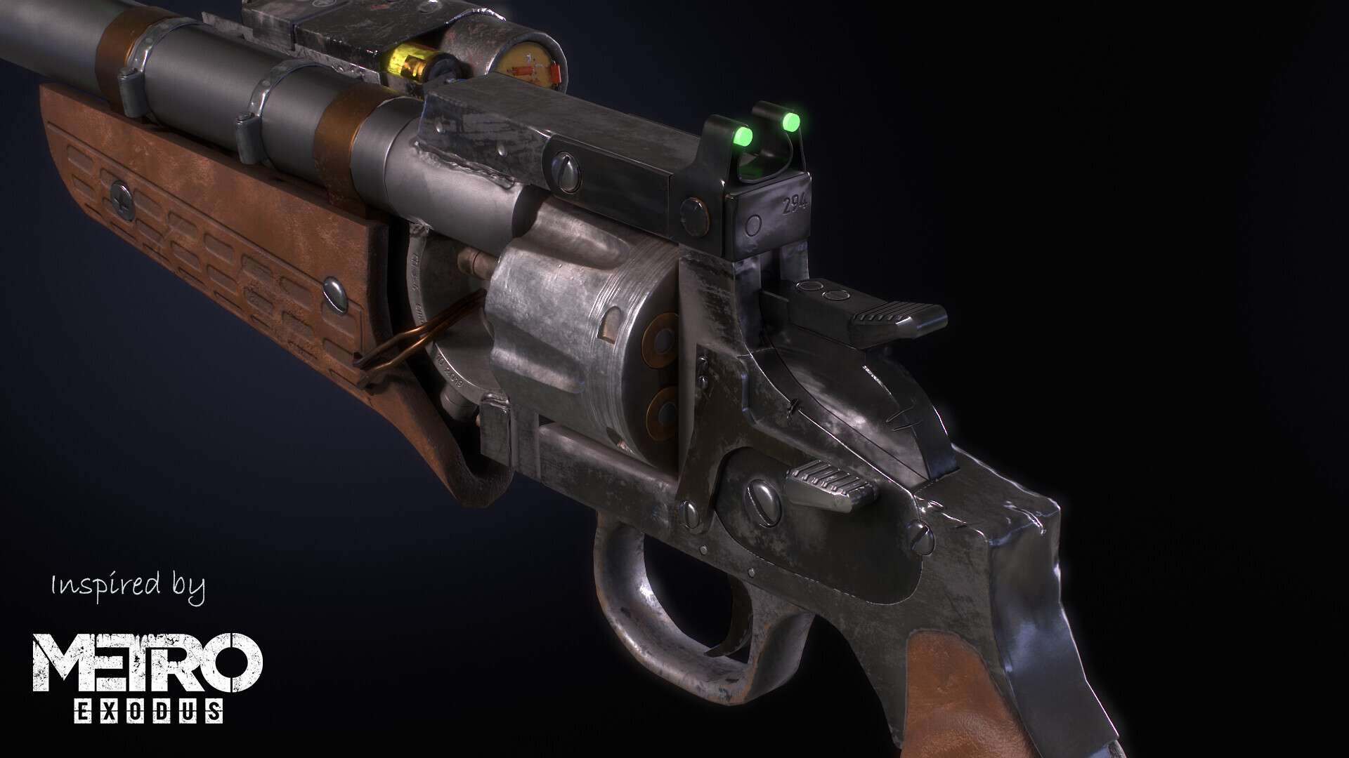 ArtStation - Revolver (Metro Exodus Fan Art)