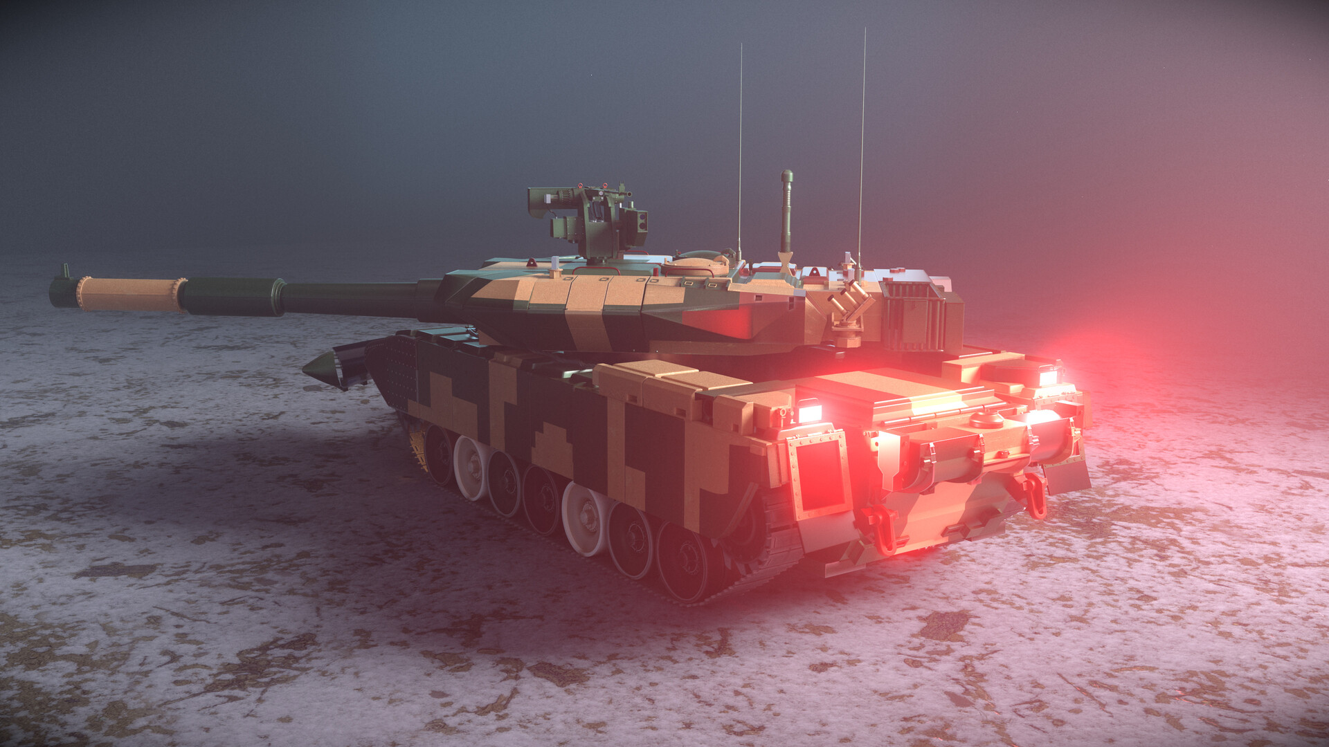 ArtStation - Arjun Mk.2 Tank (Indian Tank)