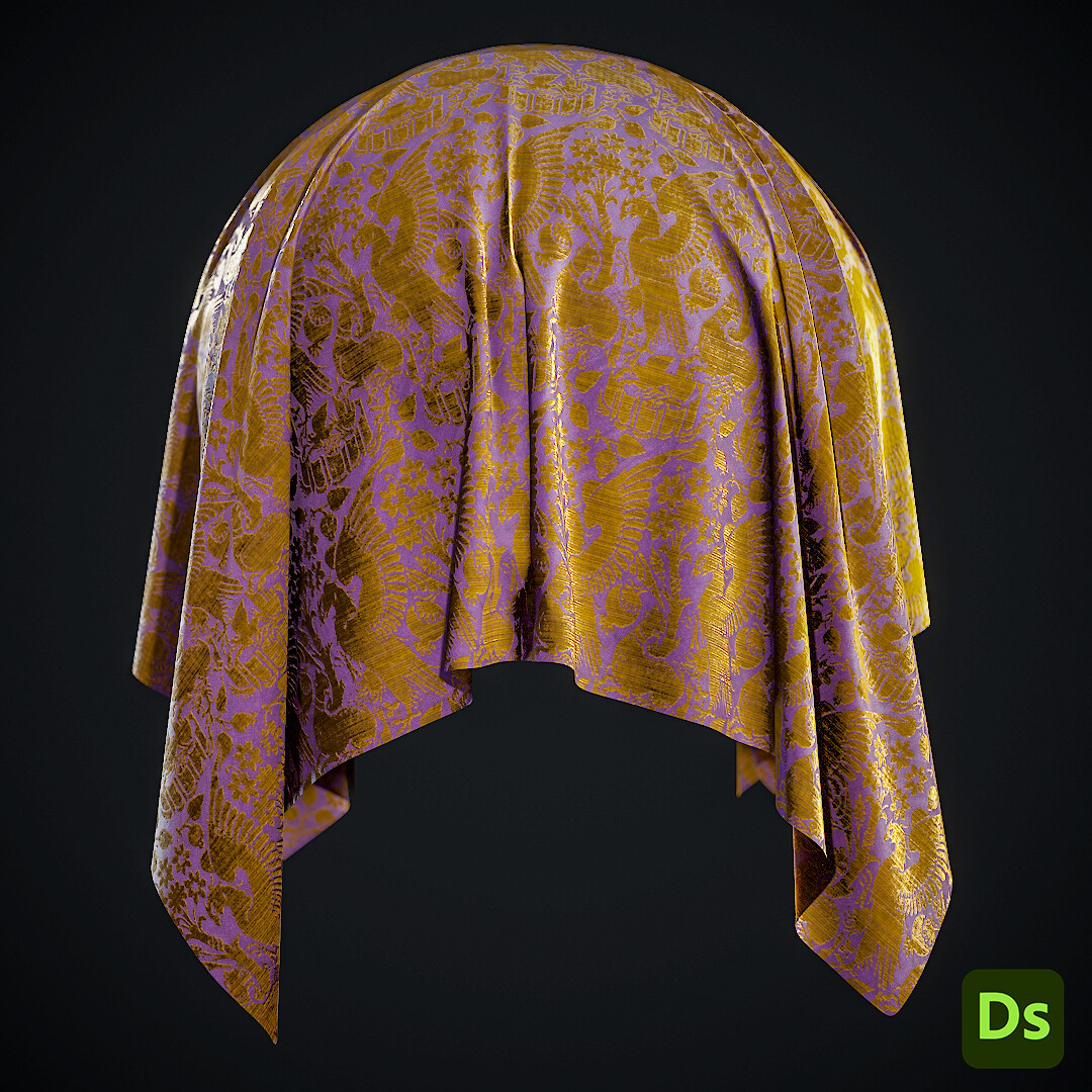 ArtStation - Medieval fabric material
