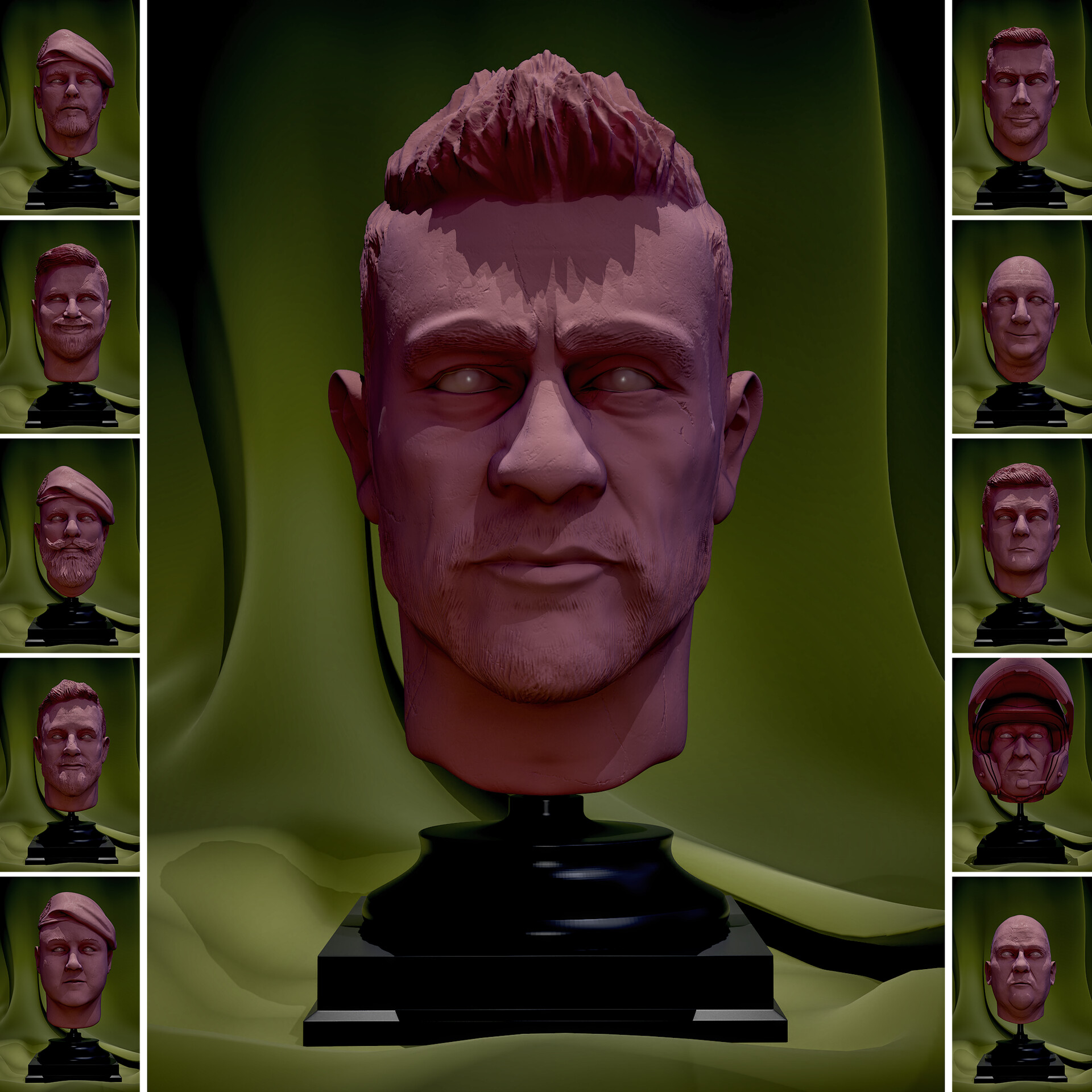 ArtStation - Random head sculpts