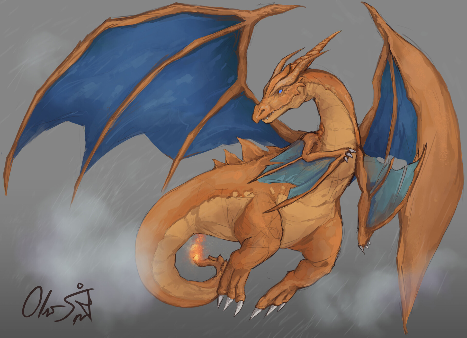 ArtStation - Mega Charizard X & Y