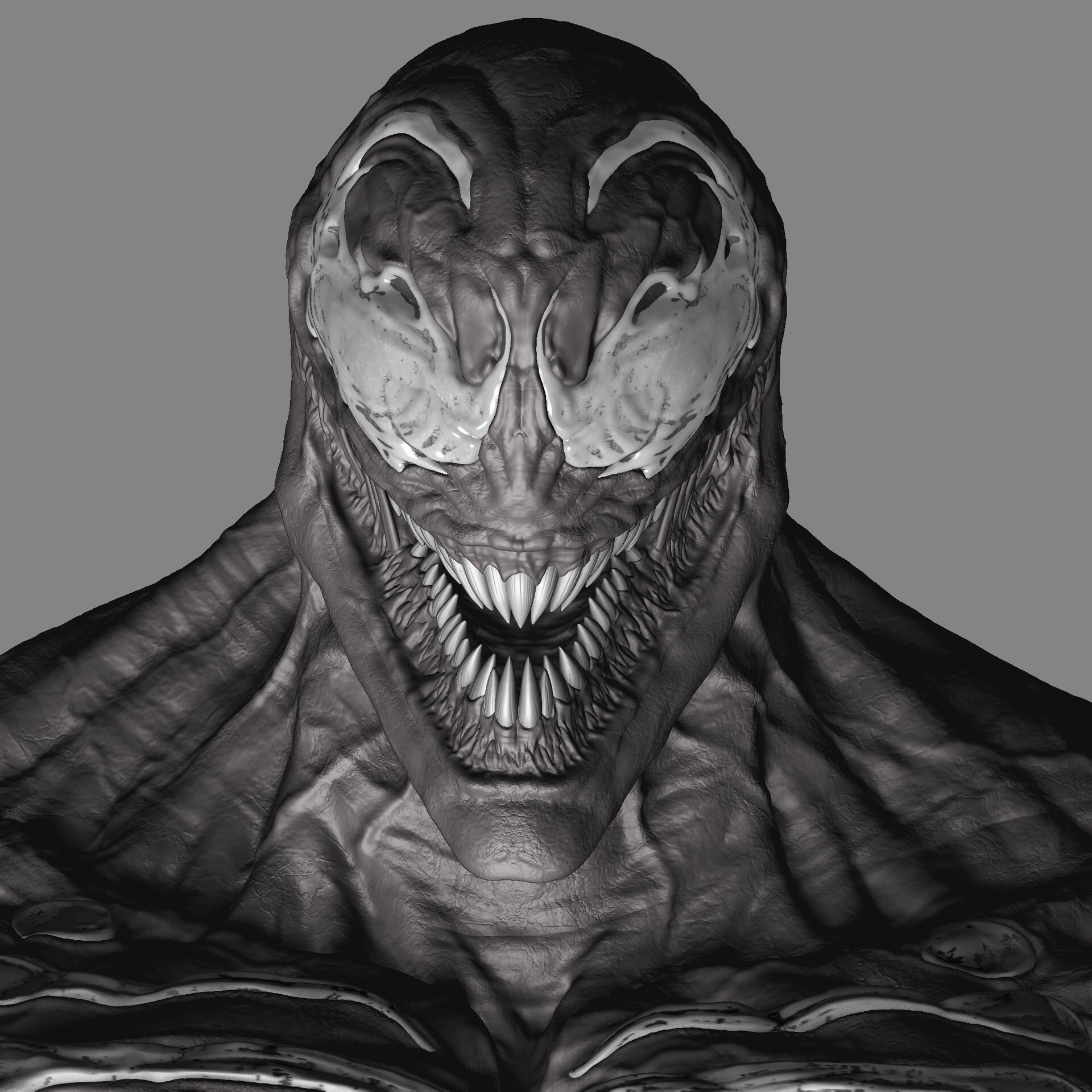 ArtStation - enom: The End Vol 11_FanArt (grey renders)