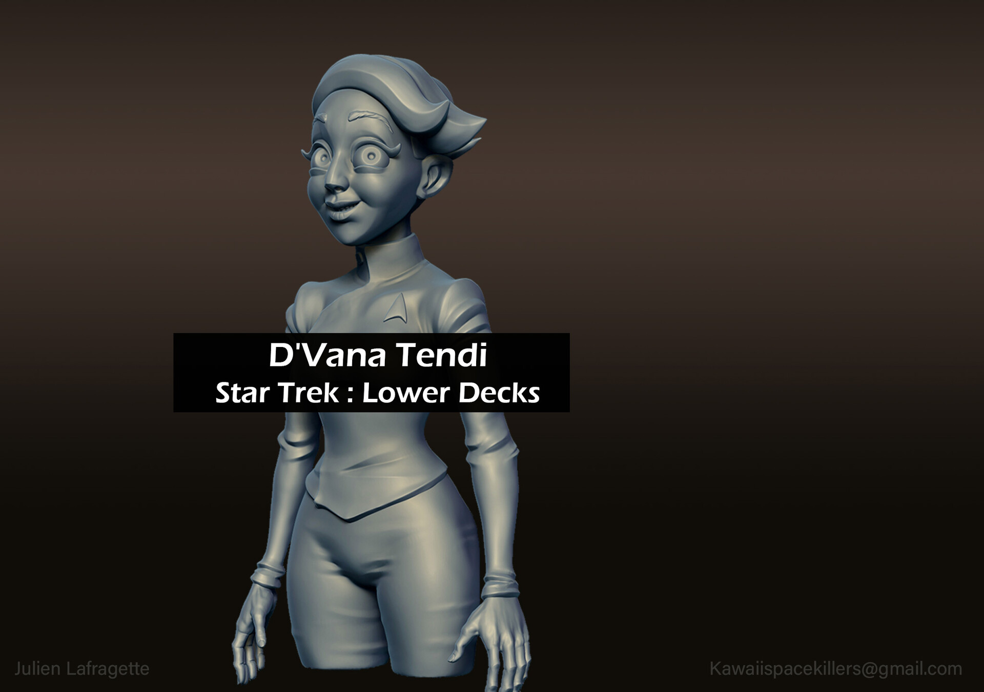 ArtStation - D'Vana Tendi // Star Trek : Lower Decks Tribute