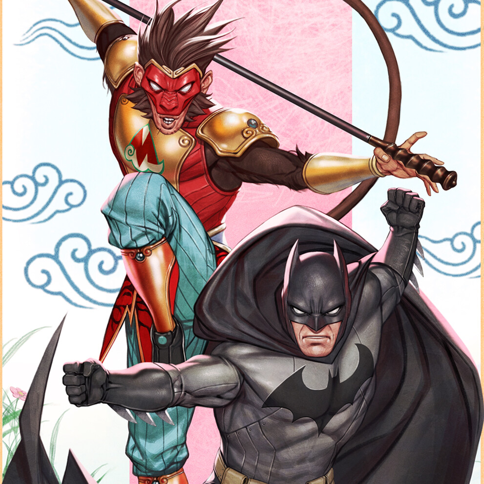 ArtStation - Monkey Prince #3 (with Batman)