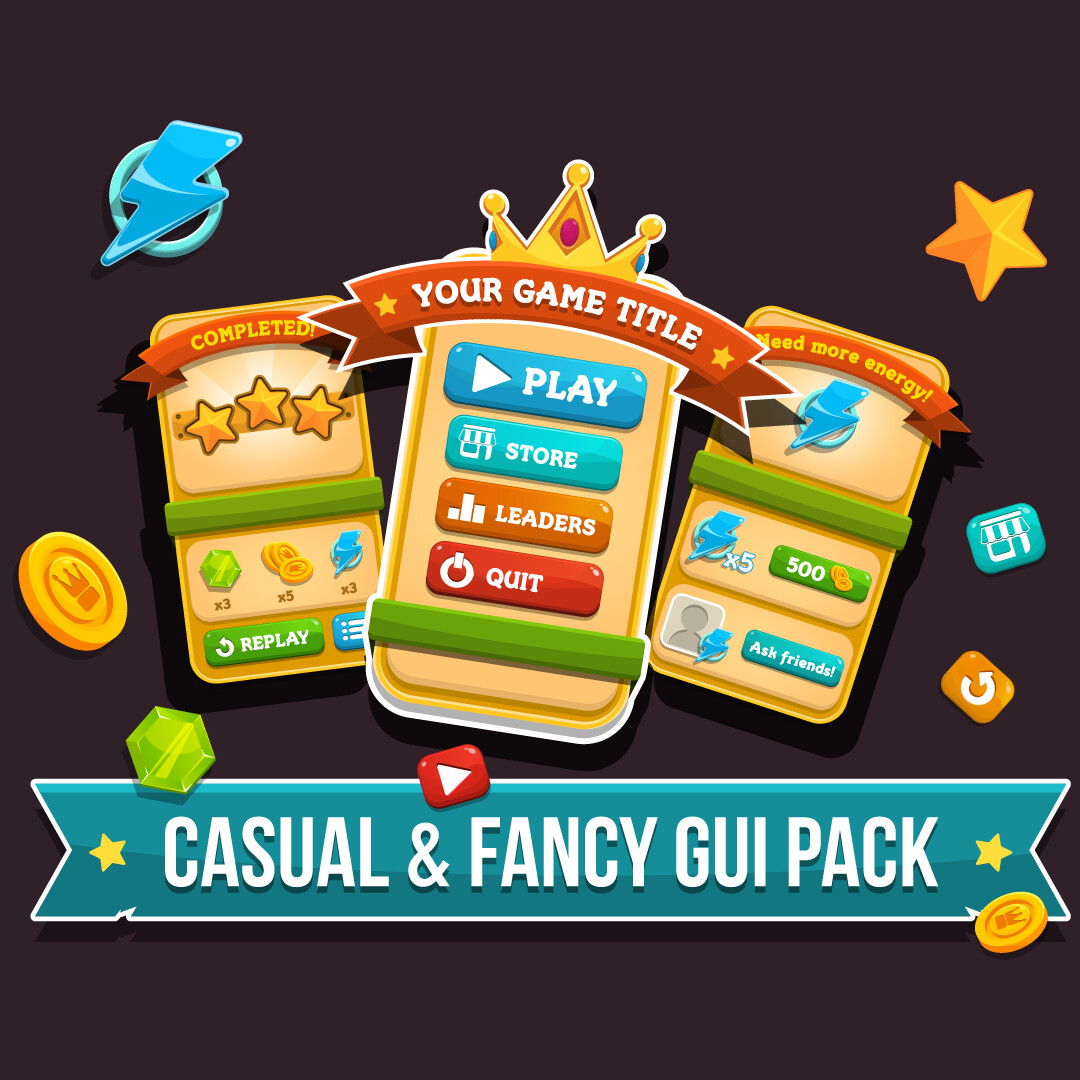 ArtStation - Casual Game UI