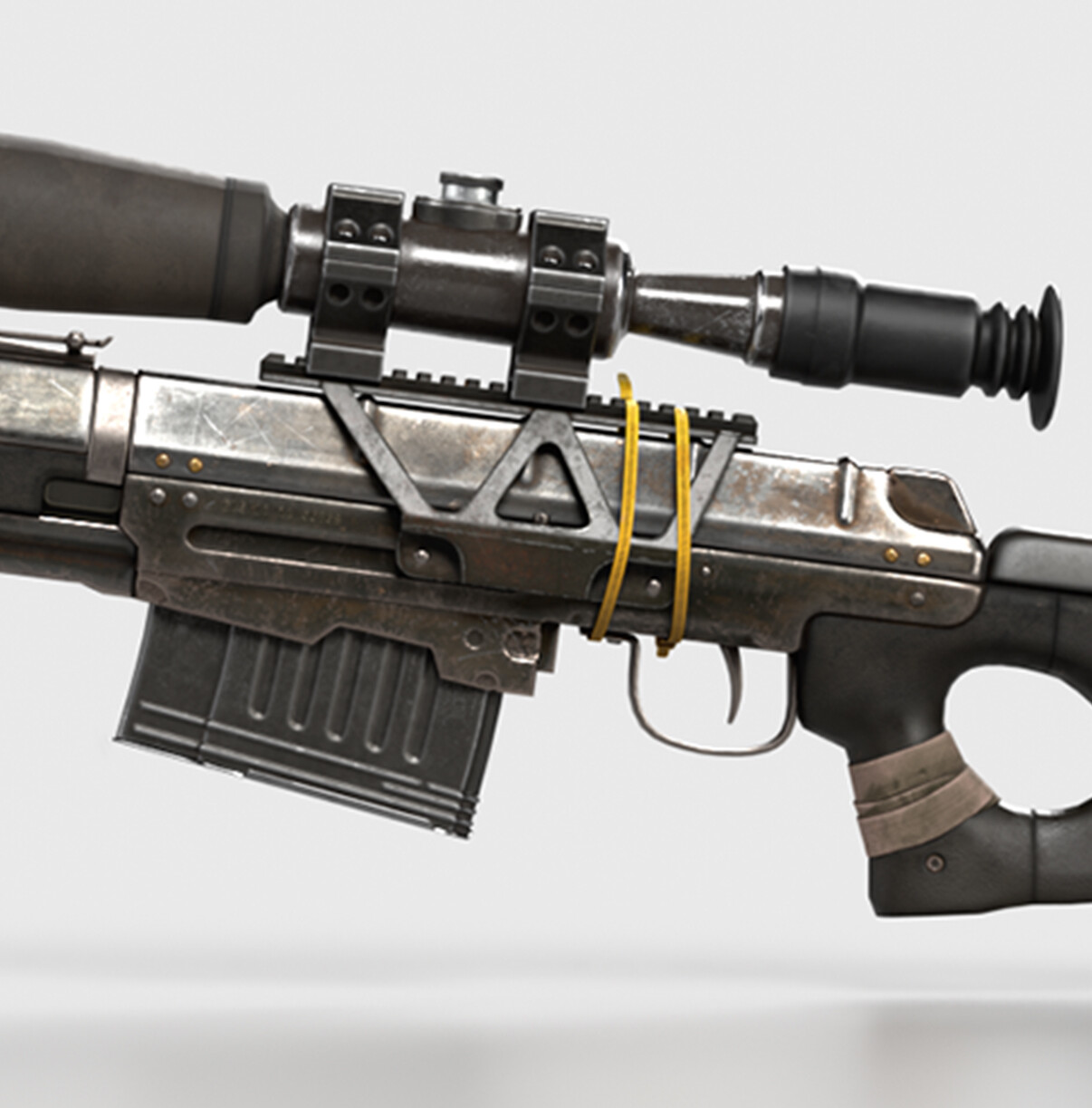 ArtStation - QLOC Internal - Psycho Joe's sniper rifle