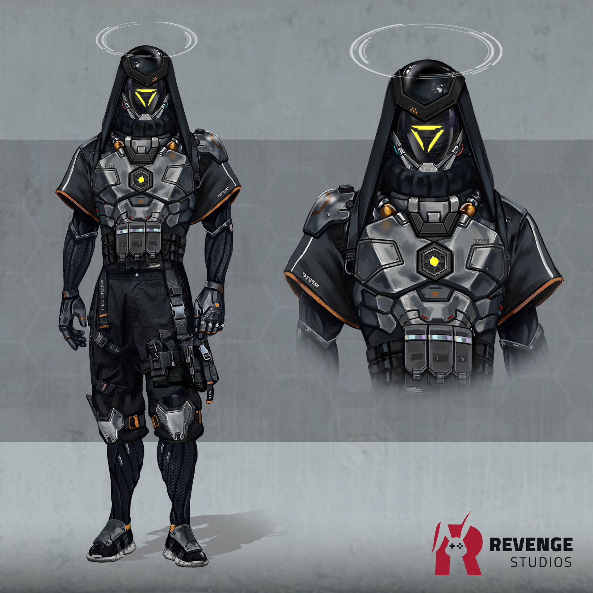 ArtStation - Post-apo techwear armor concept