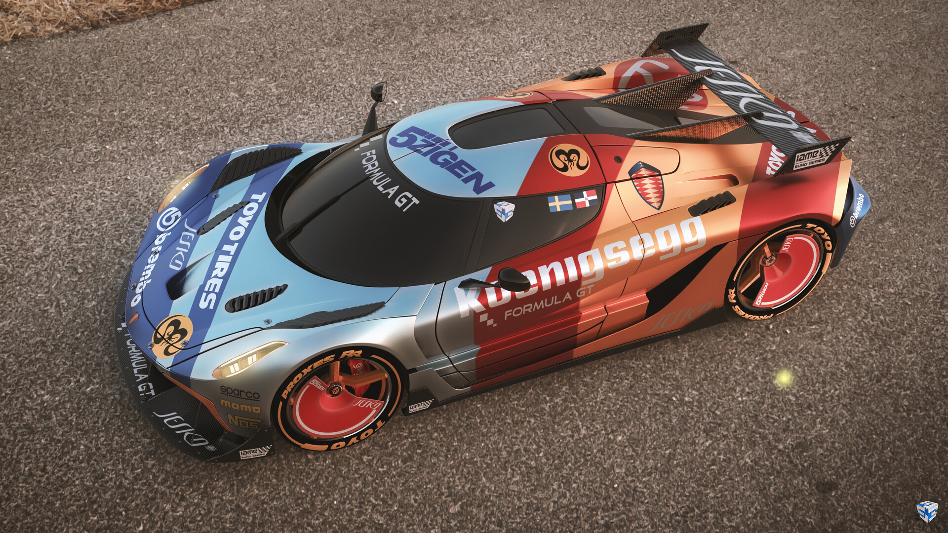 ArtStation - Mermac's Koenigsegg Jesko Absolut Formula GT