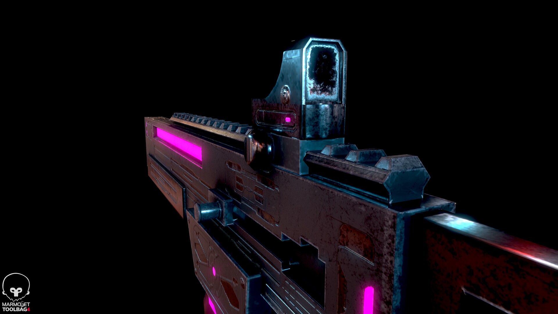 ArtStation - Cyberpunk Gun